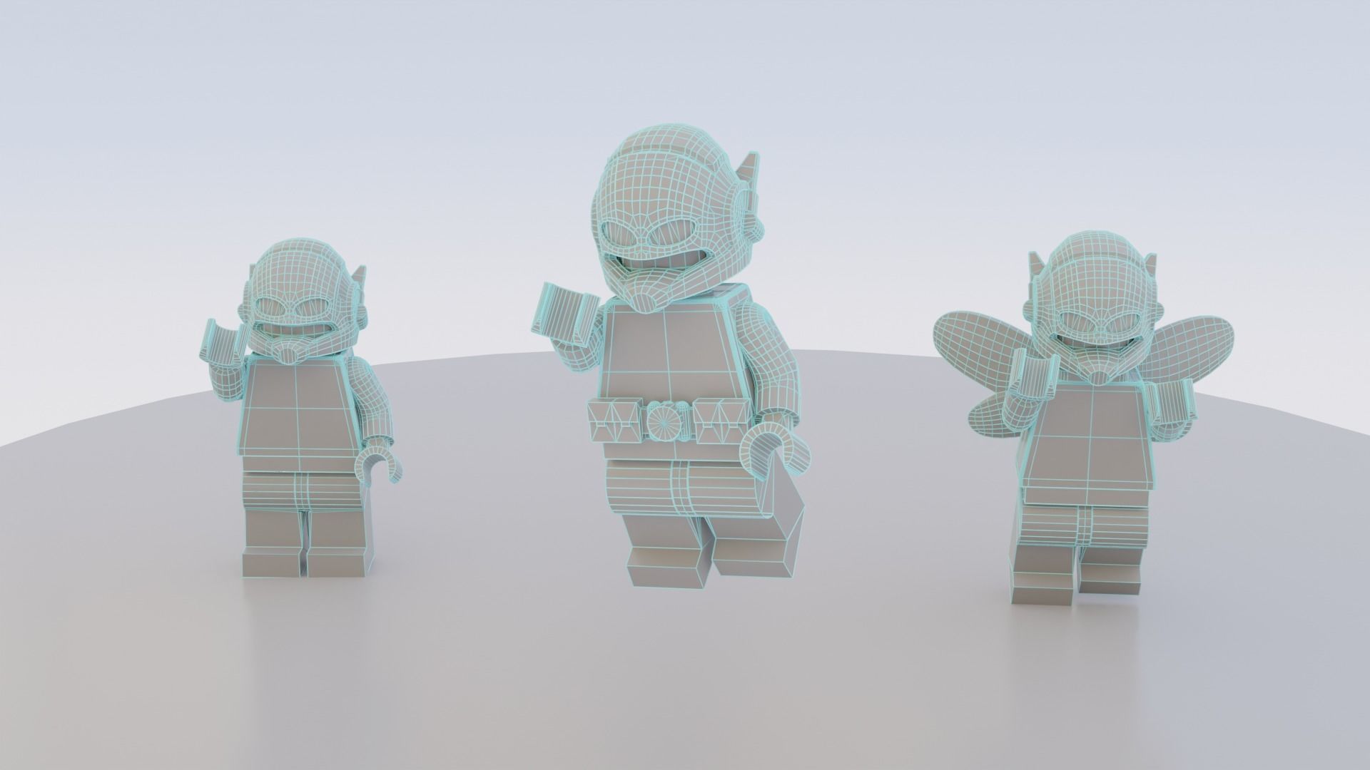 Lego Ant-Man mini pack 3D model | CGTrader
