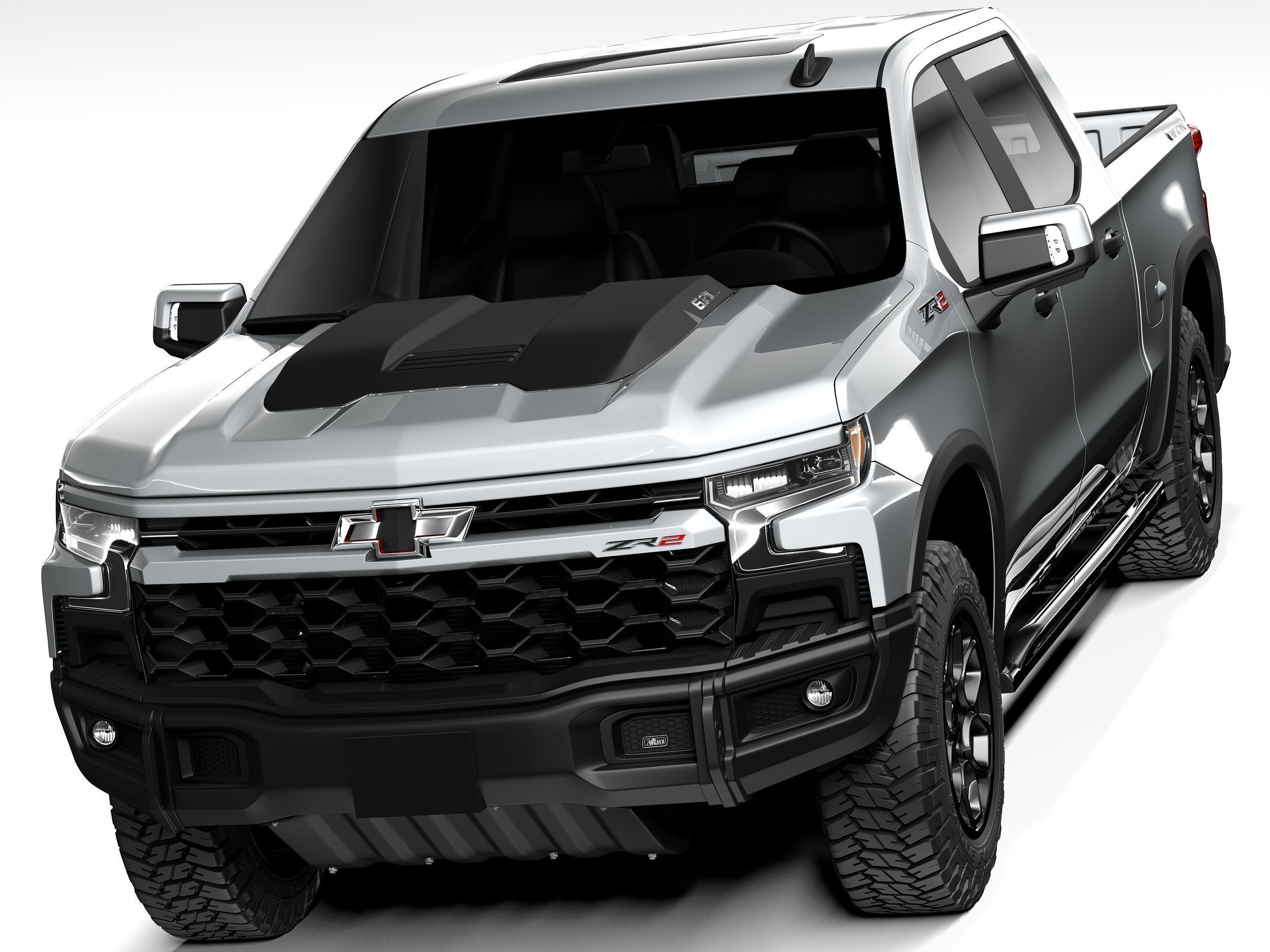 Chevrolet Silverado ZR2 Bison 2023 3D model | CGTrader