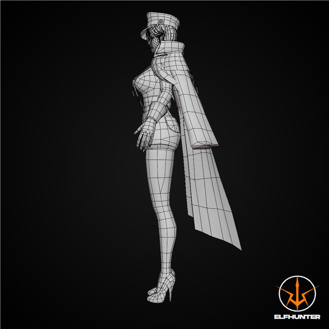 3D model EXCLUSIVE ELF HUNTER ELF HUNTER EDITION RIGGED CHARACTER ELF ...