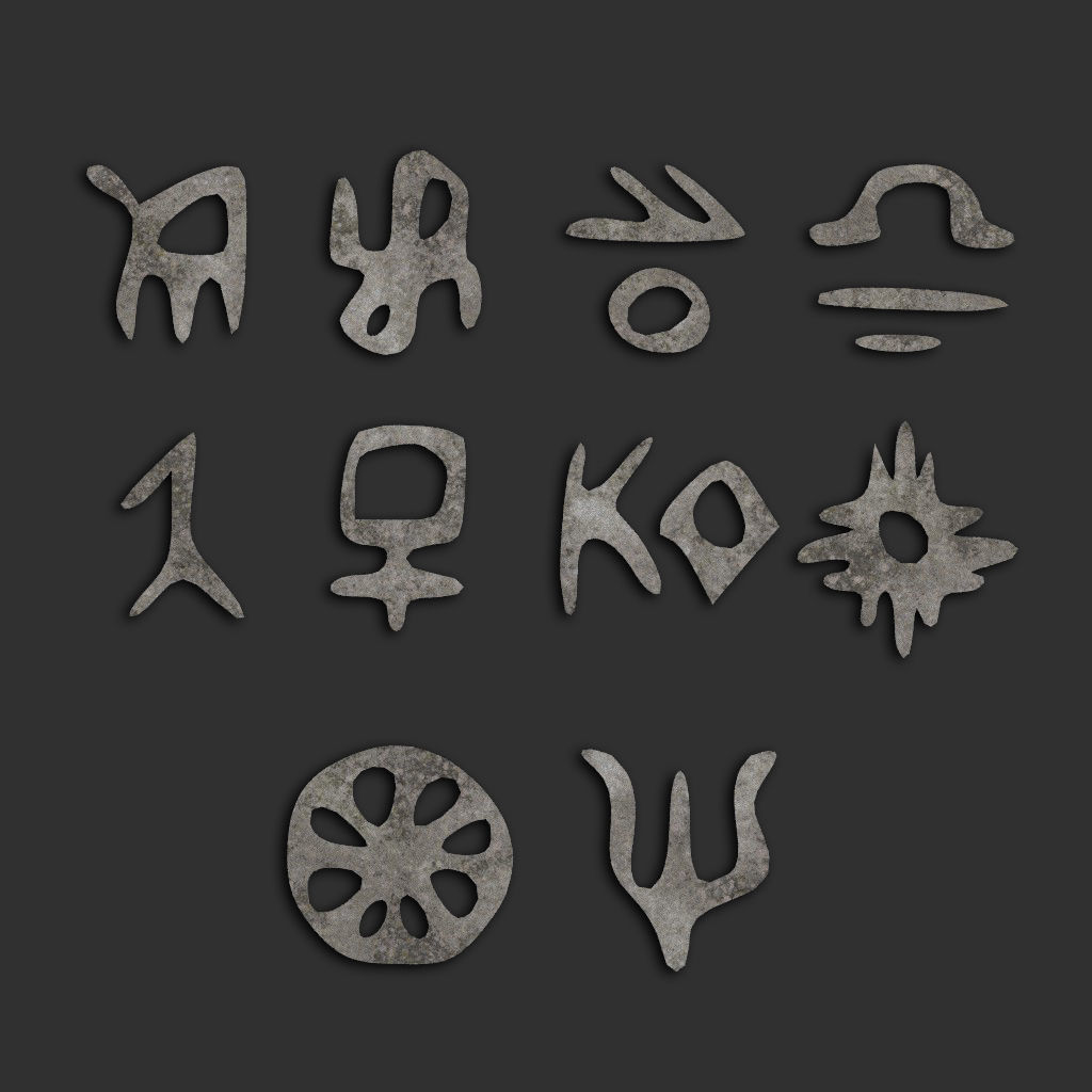 3D model 110 Runes Alpha 8K Vol 1 VR / AR / low-poly | CGTrader