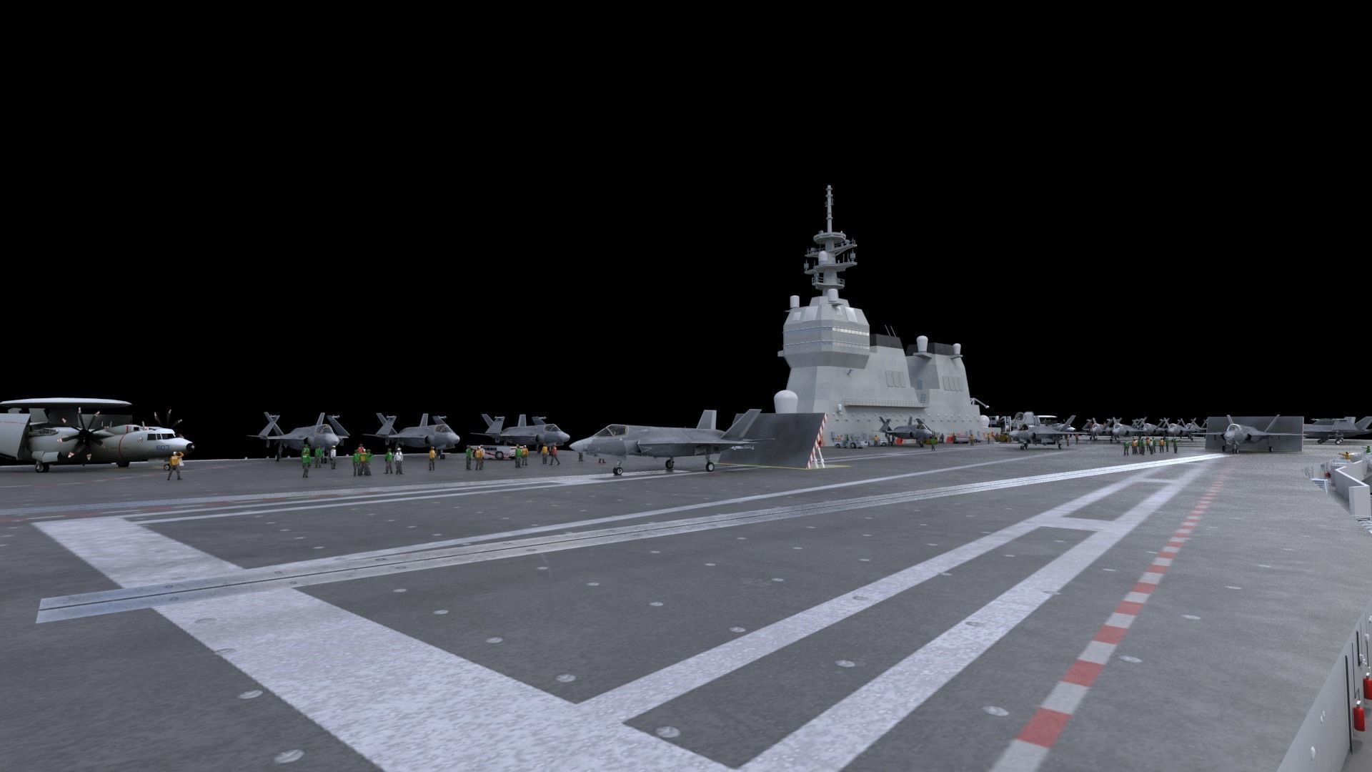 JAPANESE Aircraft carrier 3D model | CGTrader