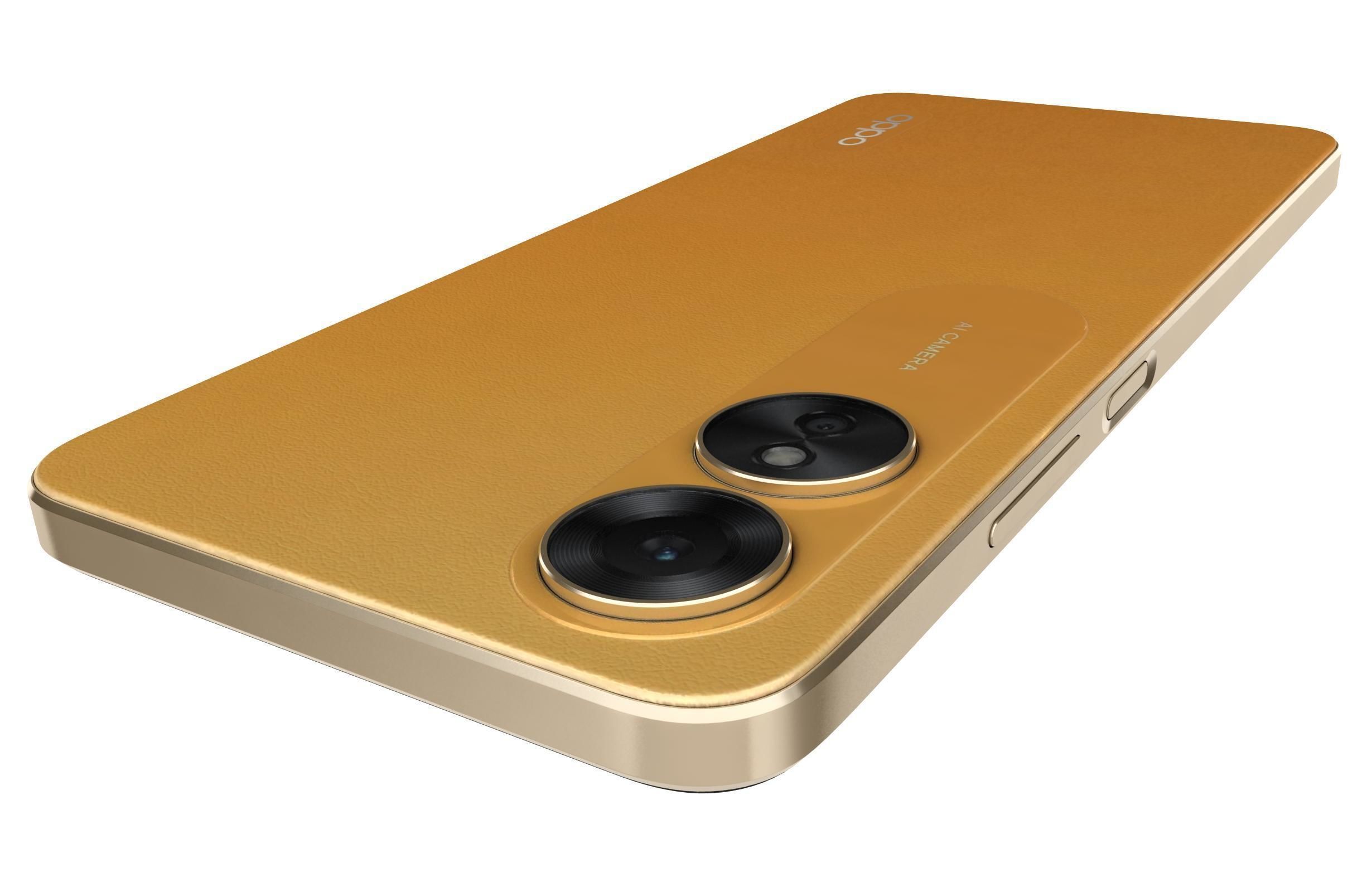 OPPO A17 Gold 3D model | CGTrader