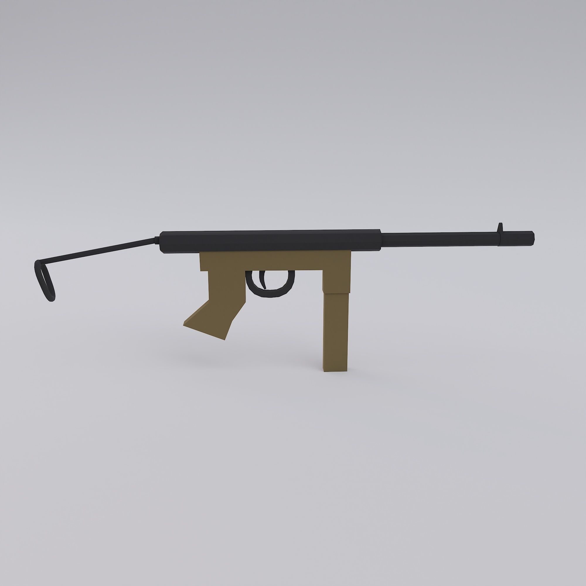 3D model Halcon ML57 submachine gun VR / AR / low-poly | CGTrader