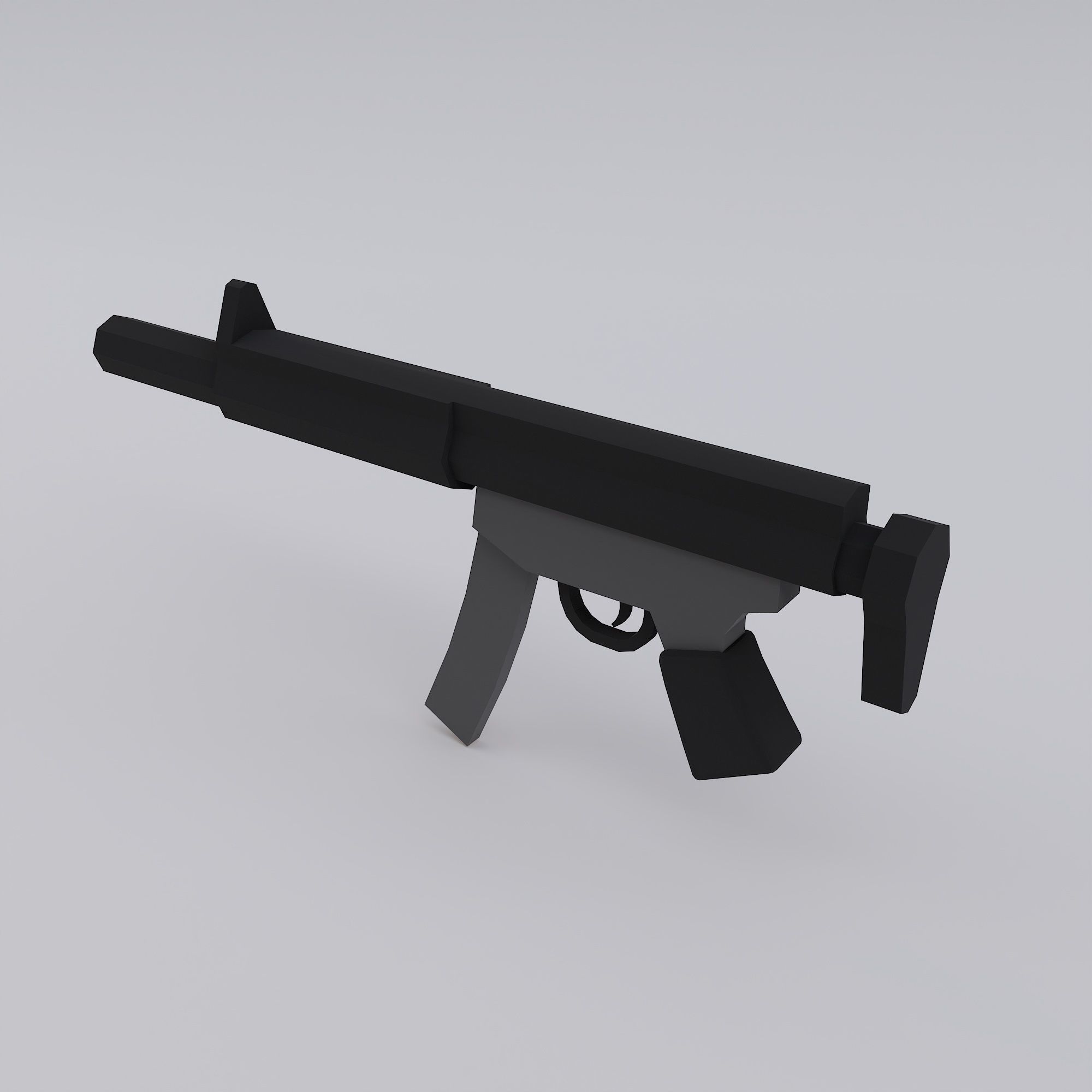 3D model Heckler Koch MP5 submachine gun VR / AR / low-poly | CGTrader
