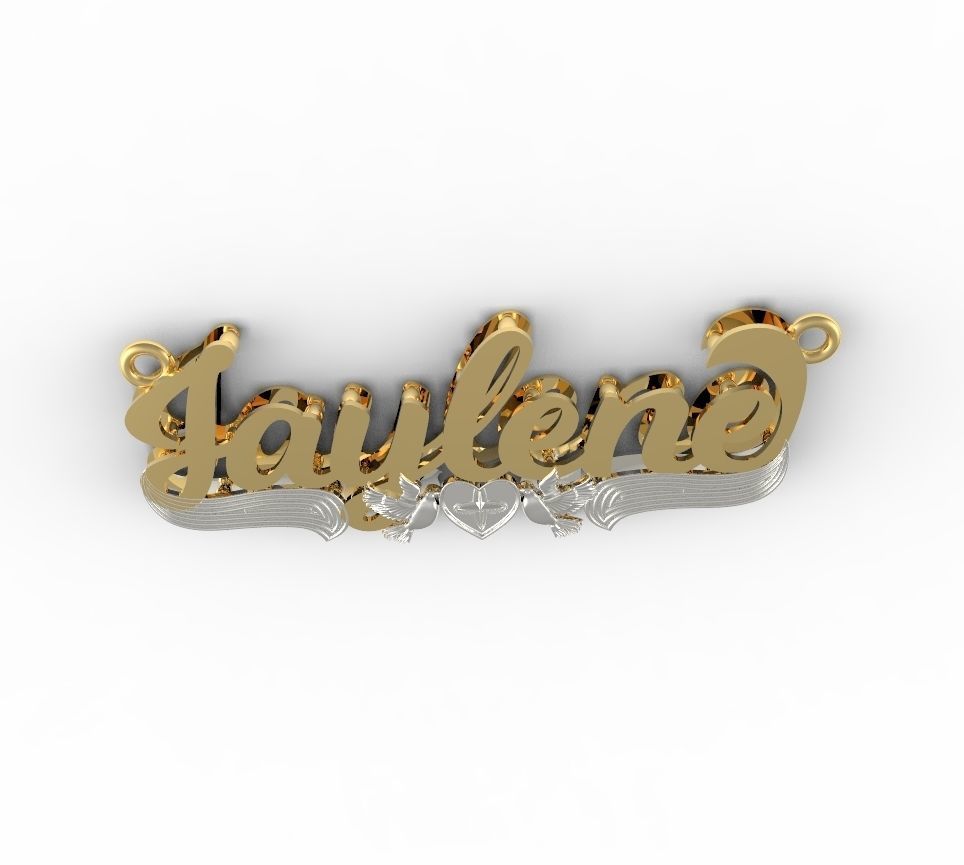 jaylene name plate 3D model 3D printable | CGTrader