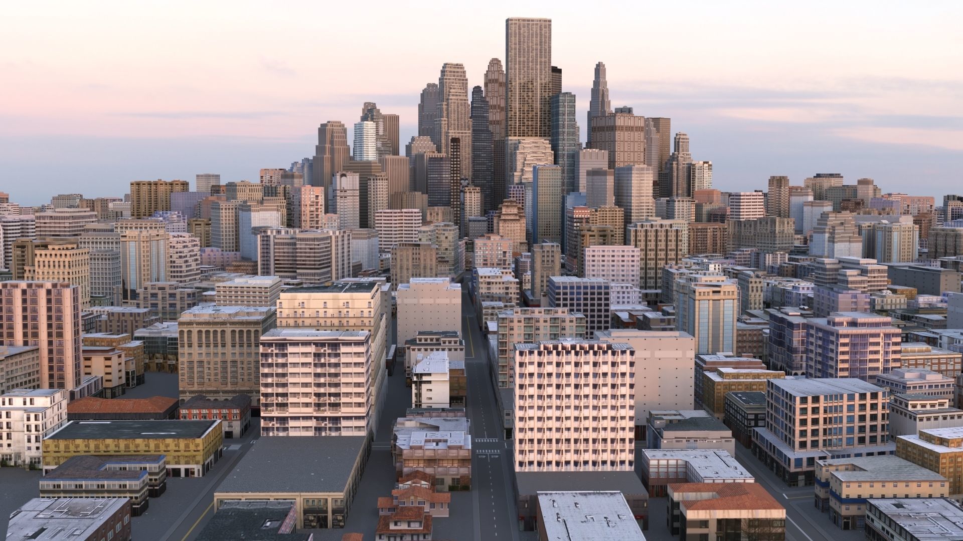 3D model City 64 VR / AR / low-poly | CGTrader