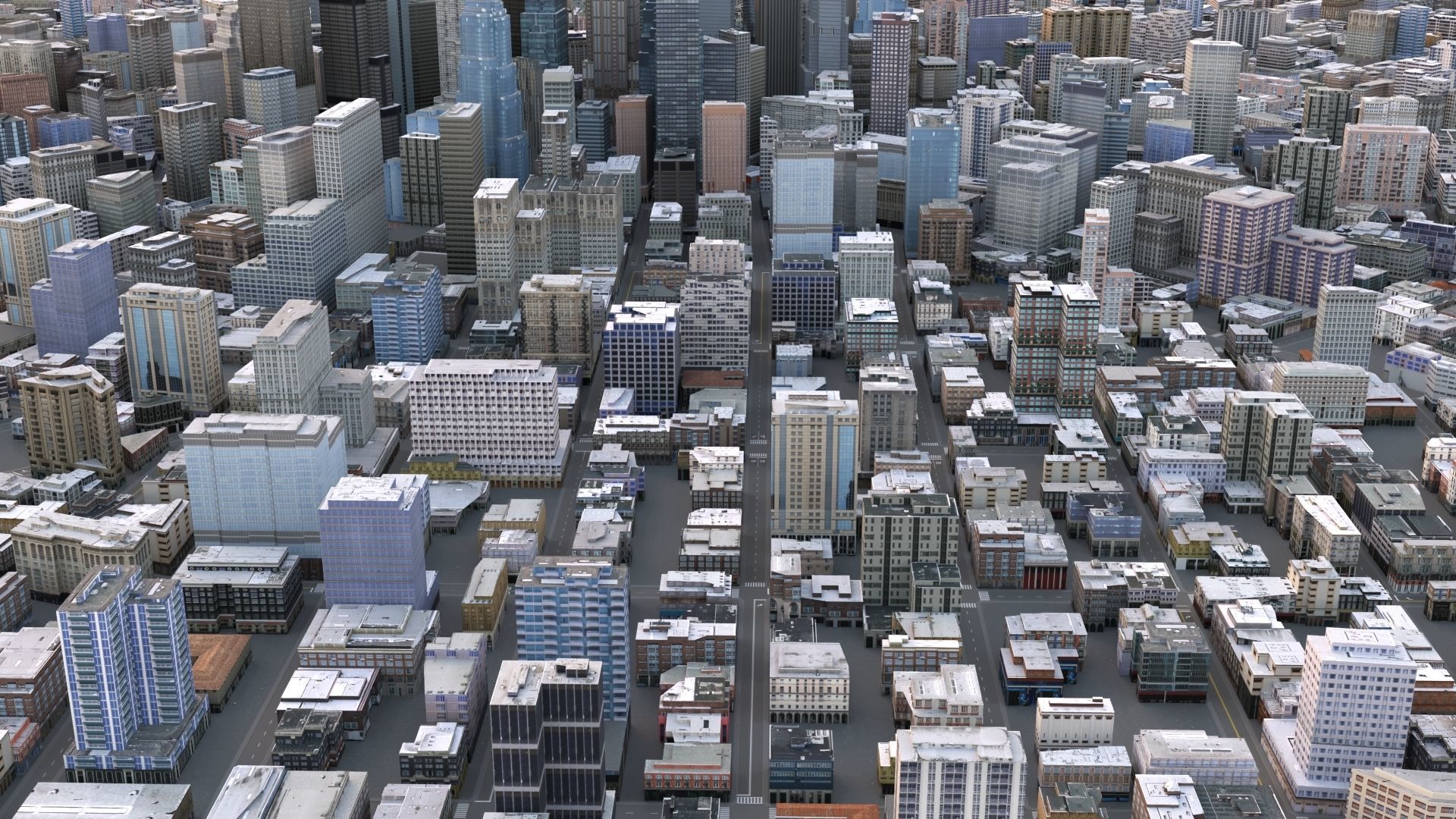 3D model City 64 VR / AR / low-poly | CGTrader