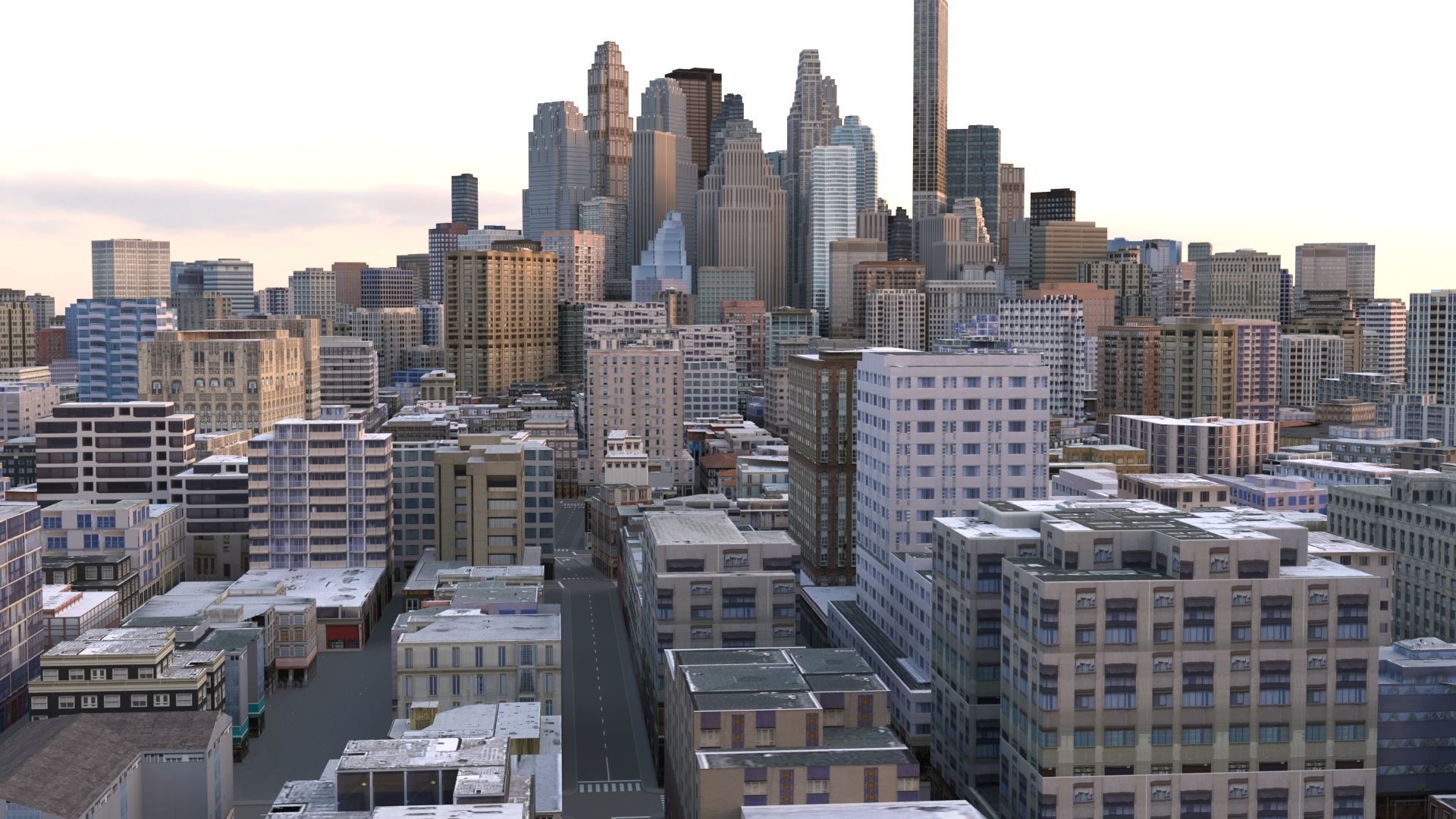 3D model City 64 VR / AR / low-poly | CGTrader