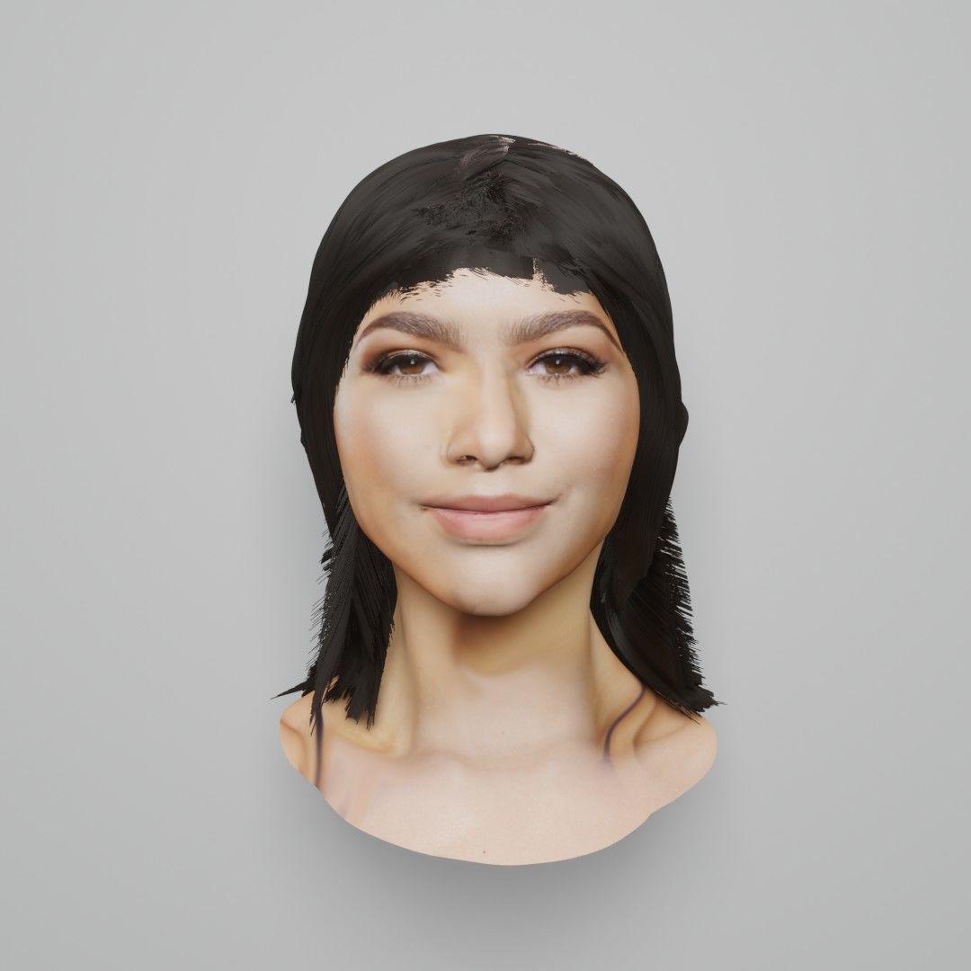 Zendaya 3D model | CGTrader