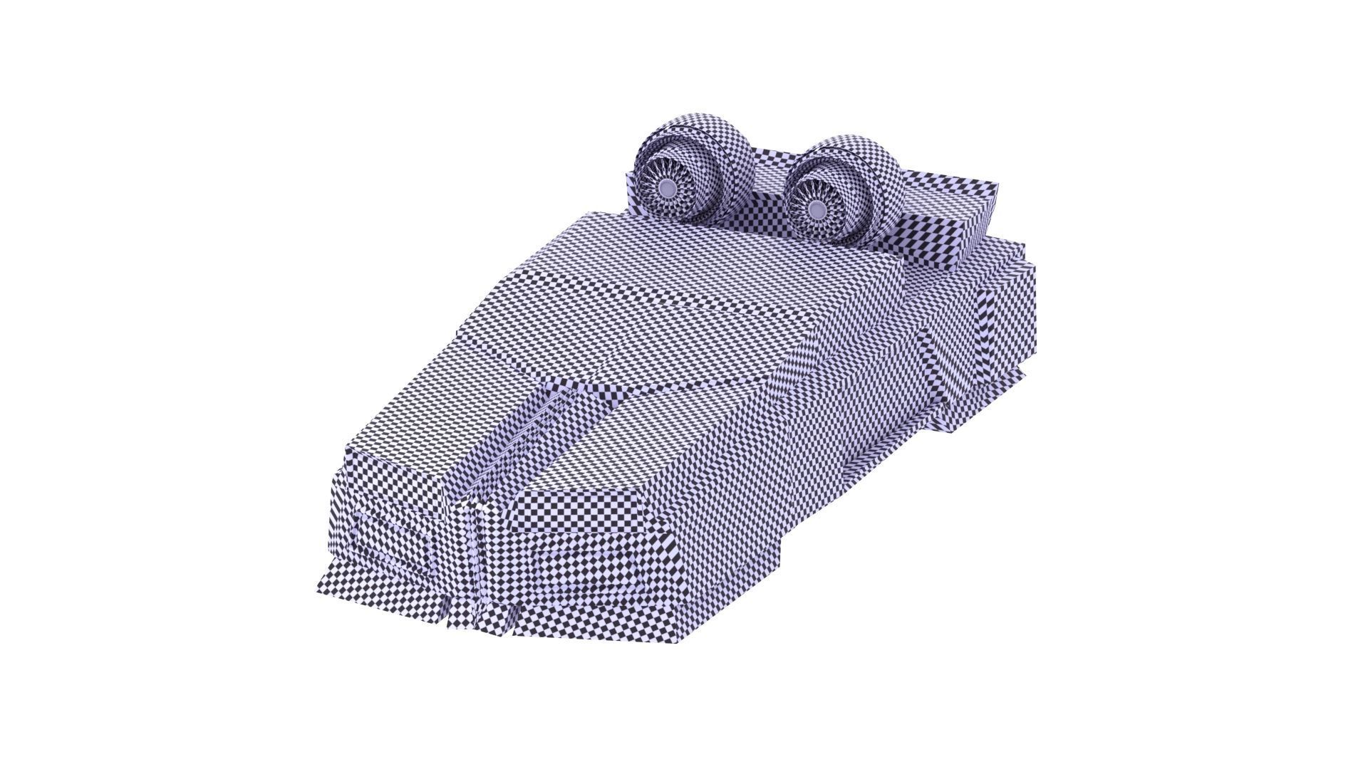 3D model of scifi jet car 3D model | CGTrader