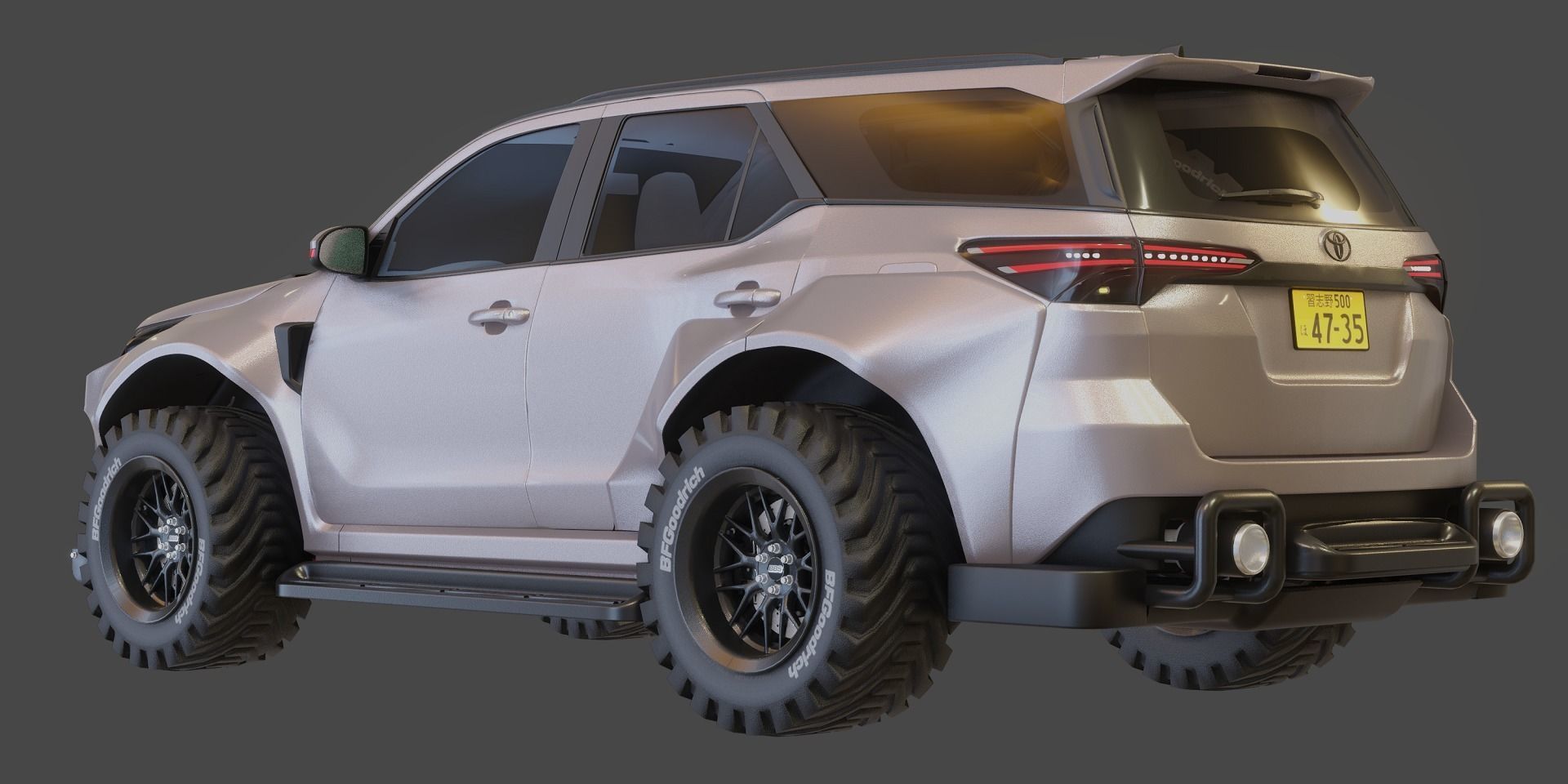Fortuner Off Road Kit 3D model | CGTrader