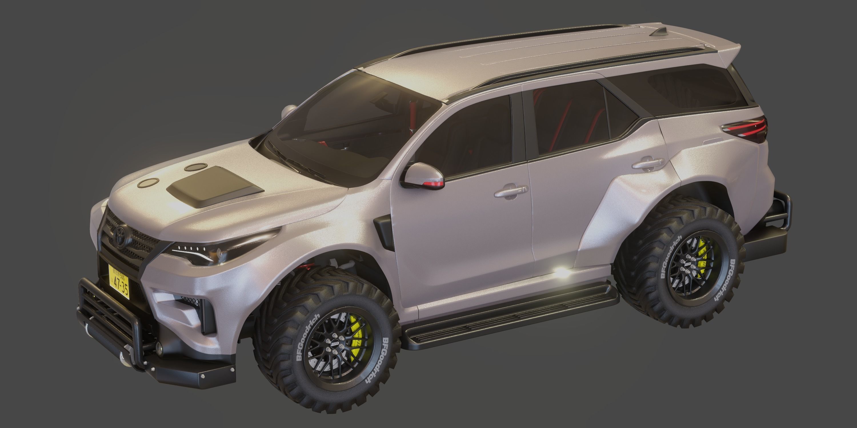 Fortuner Off Road Kit 3D model | CGTrader