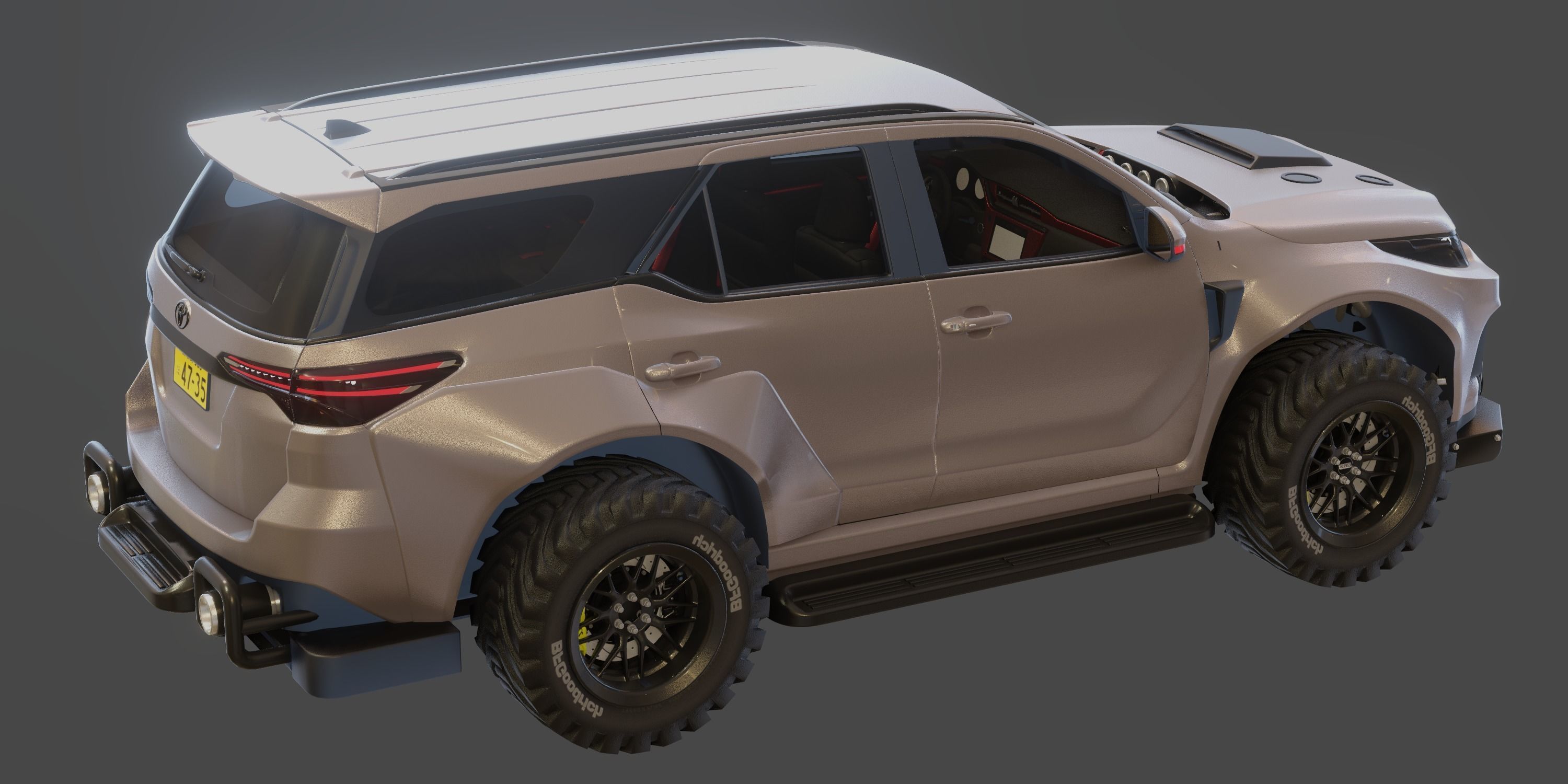 Fortuner Off Road Kit 3D model | CGTrader