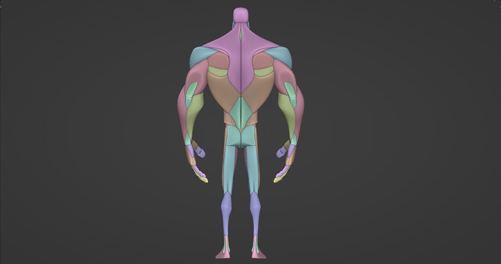 Stylized Big Guy Anatomy Blockout V2 3D model | CGTrader