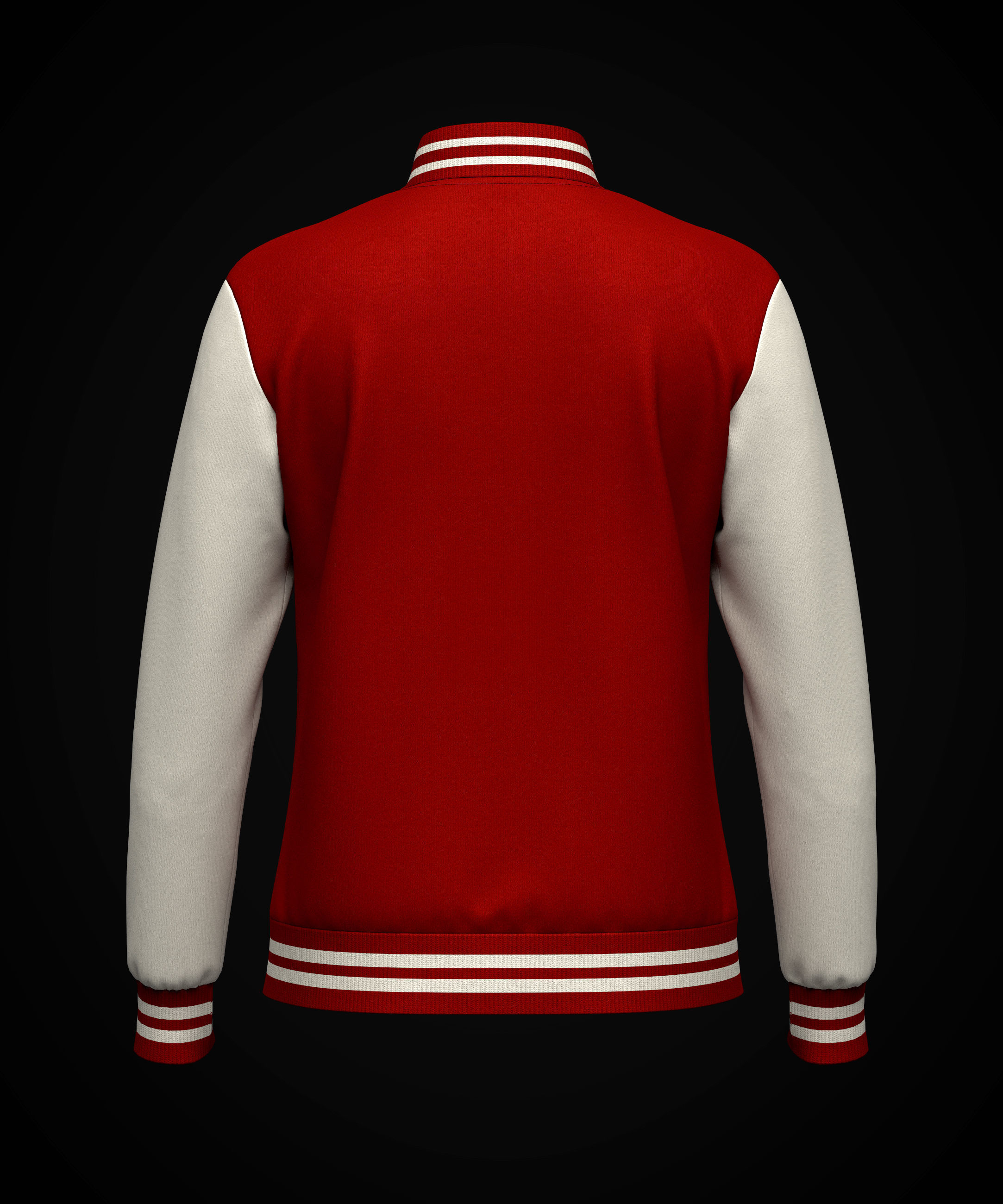 Women Varsity Jacket 3D model | CGTrader