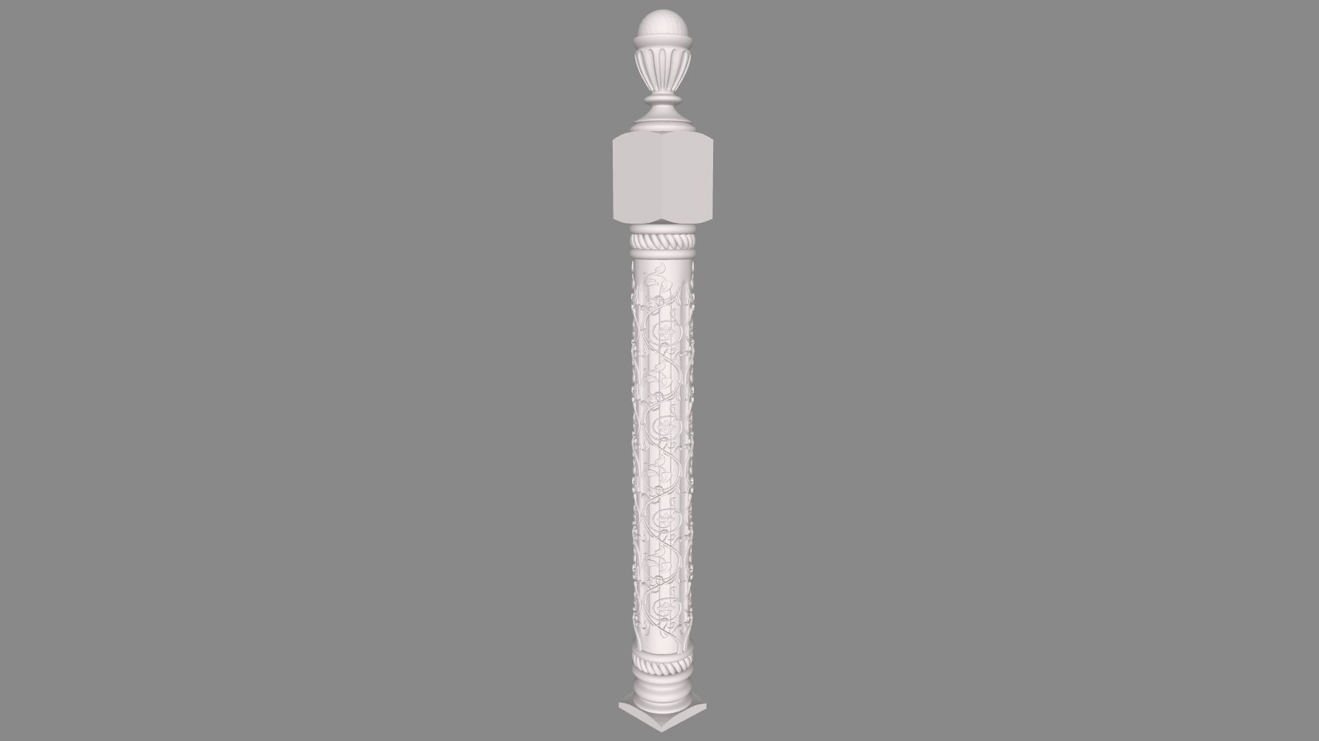 Pillar 010 3D Model 3D print model 3D model 3D printable | CGTrader