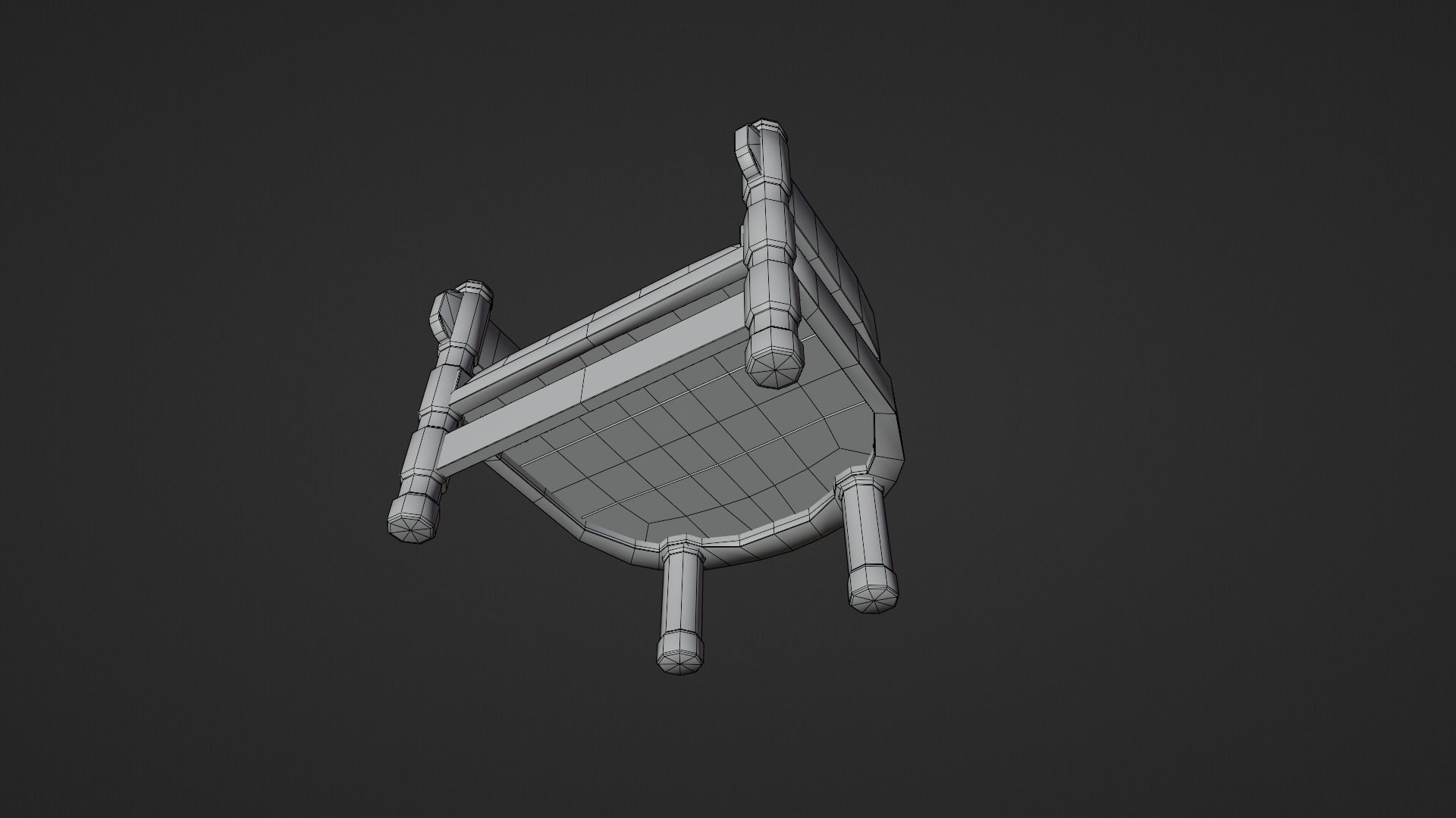 3D model Medieval Chair VR / AR / low-poly | CGTrader