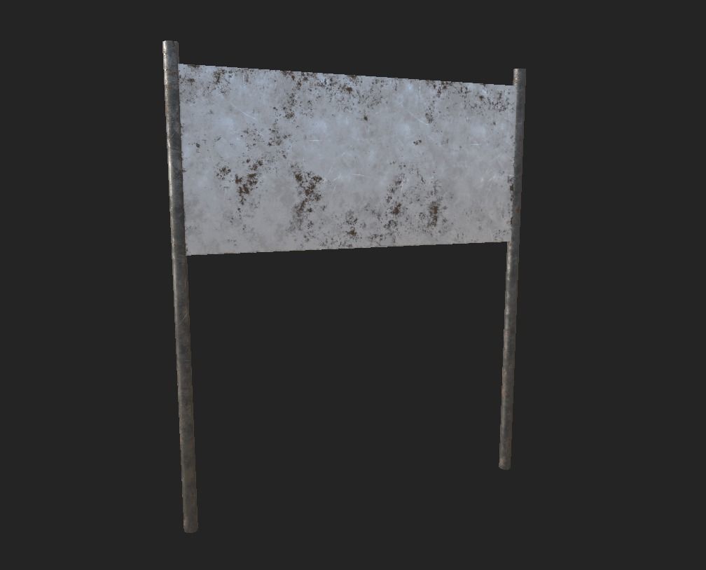 Cargo Area Sign free 3D model | CGTrader
