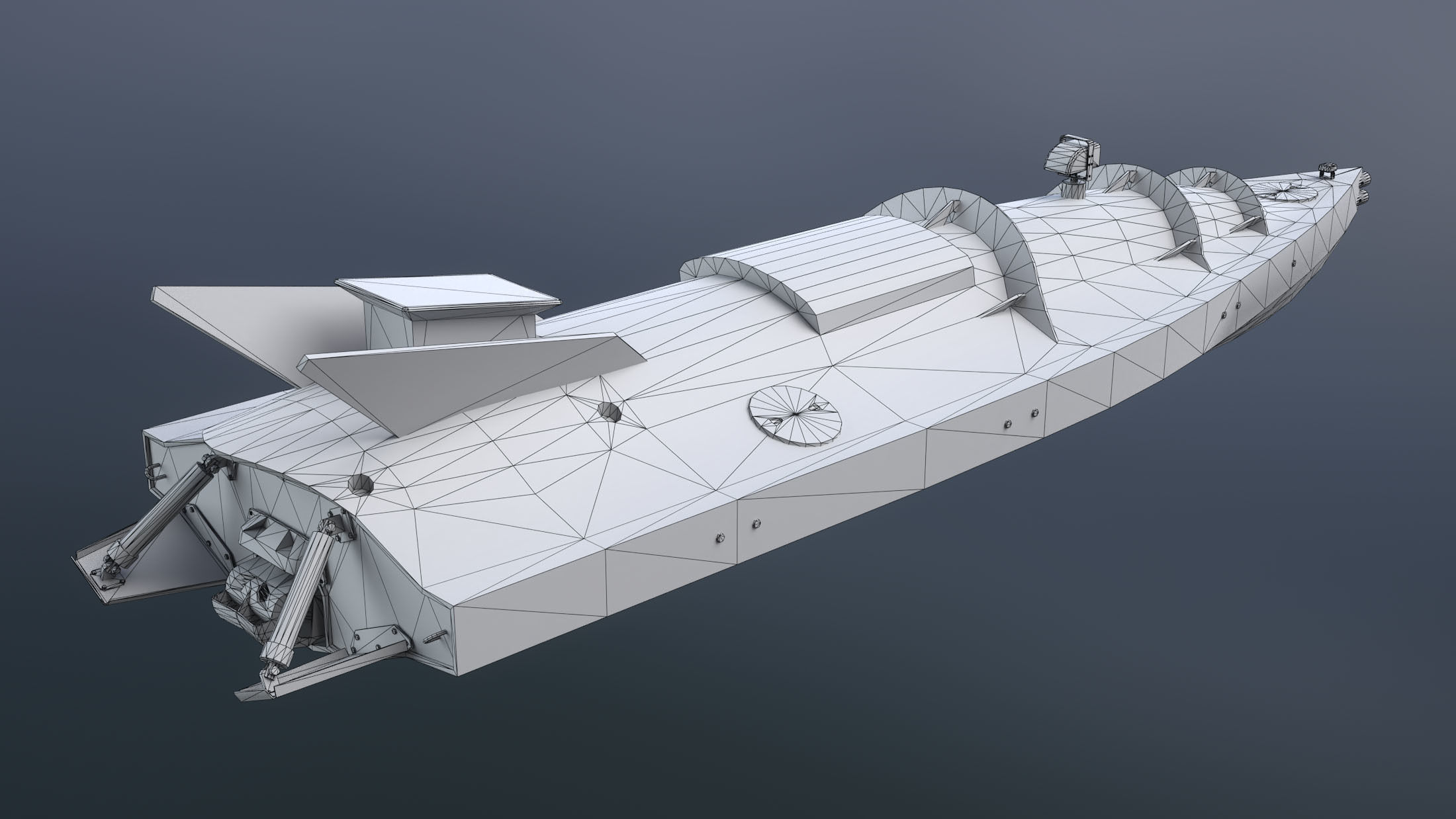 3D model Ukrainian Naval Drone Game Ready VR / AR / low-poly | CGTrader