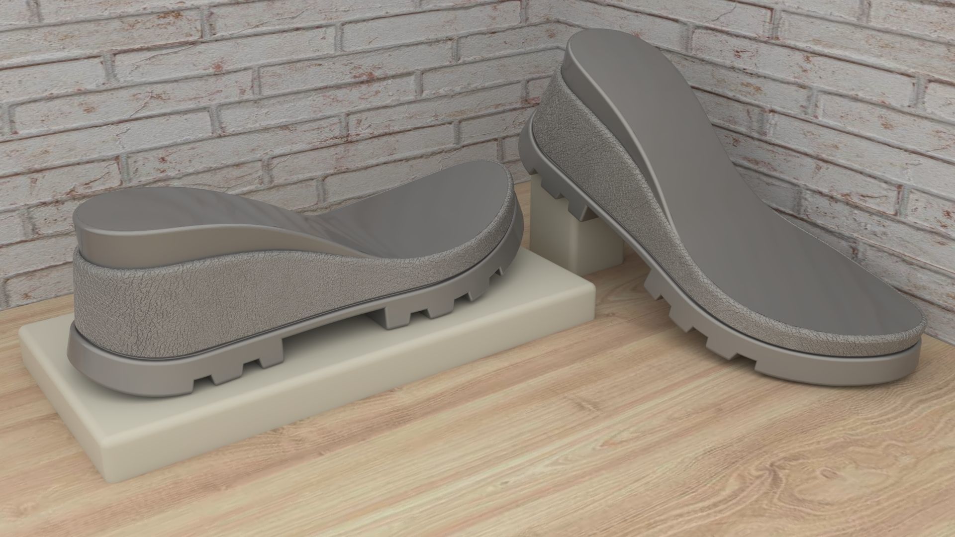 3D Shoes Sole 3D model rigged | CGTrader