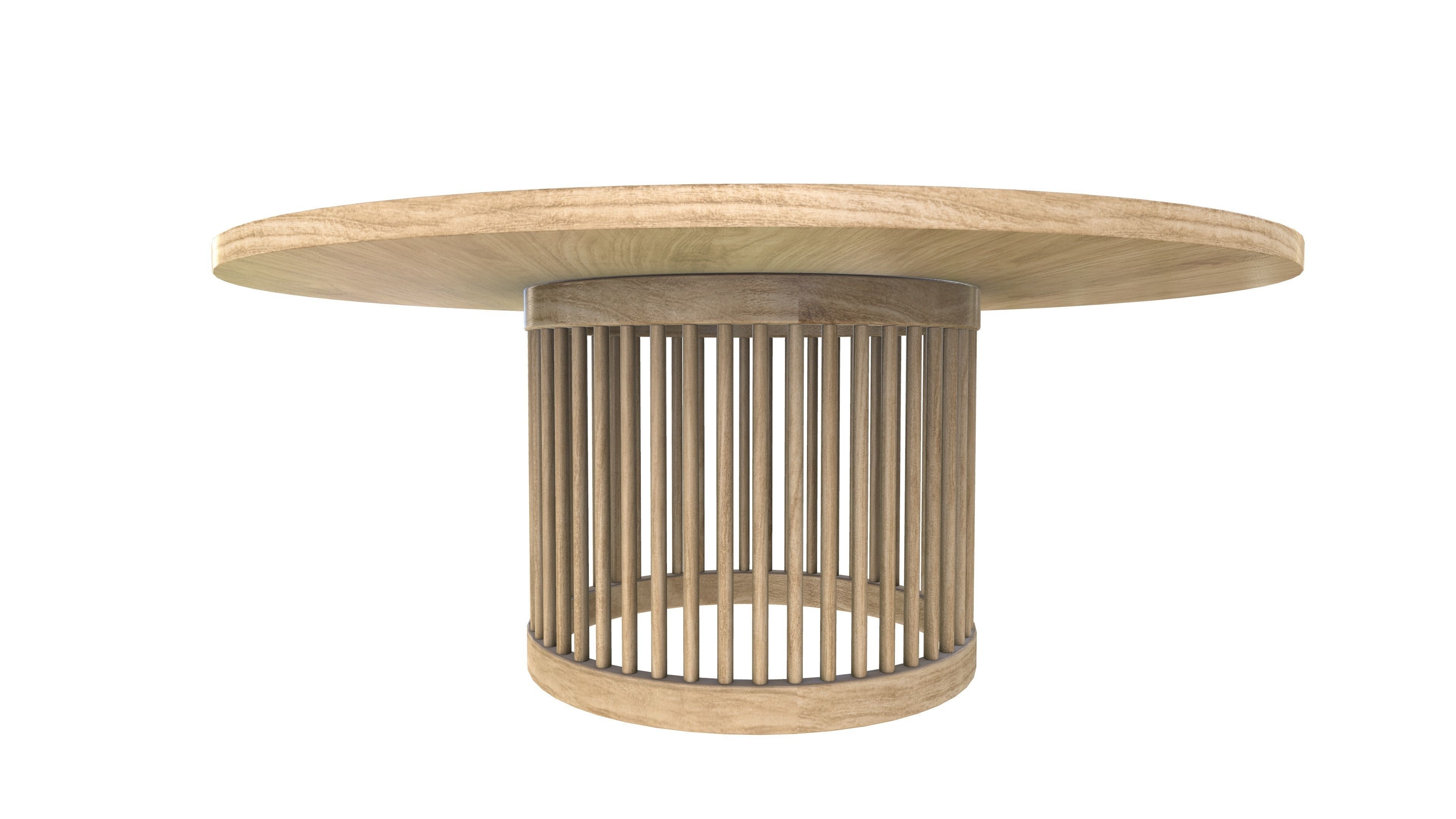3D model Round Table Round Table V3 3D Model VR AR PBR VR / AR / low ...