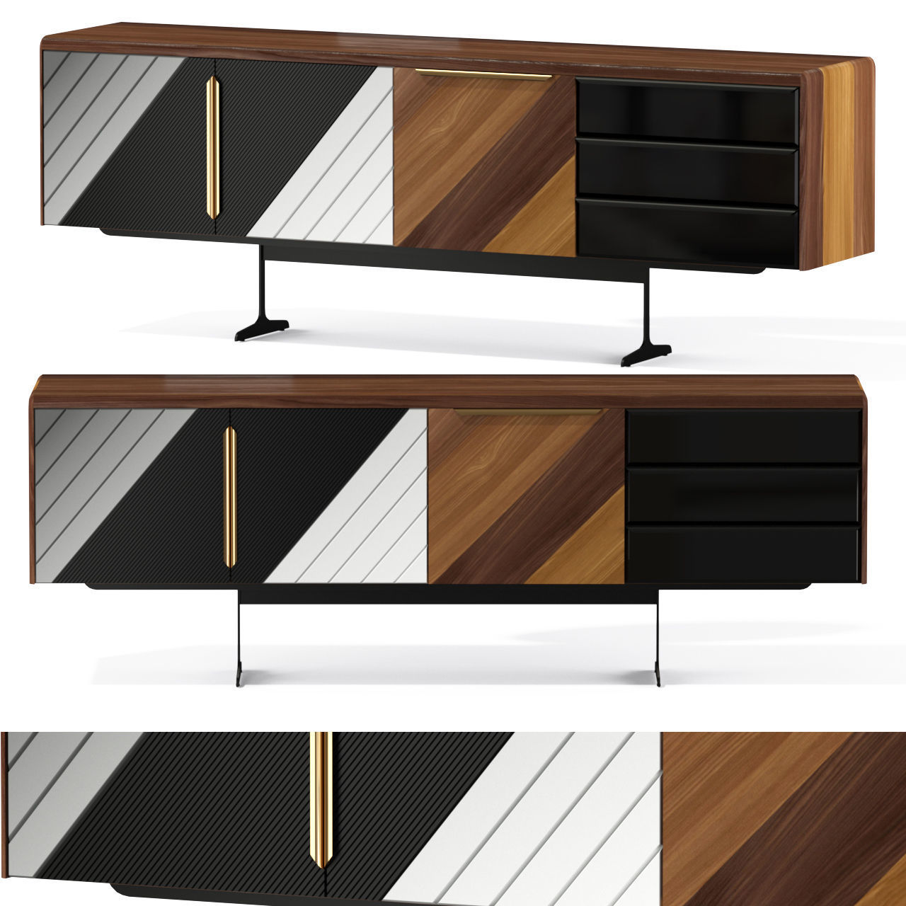 Julet sideboard 3D model | CGTrader