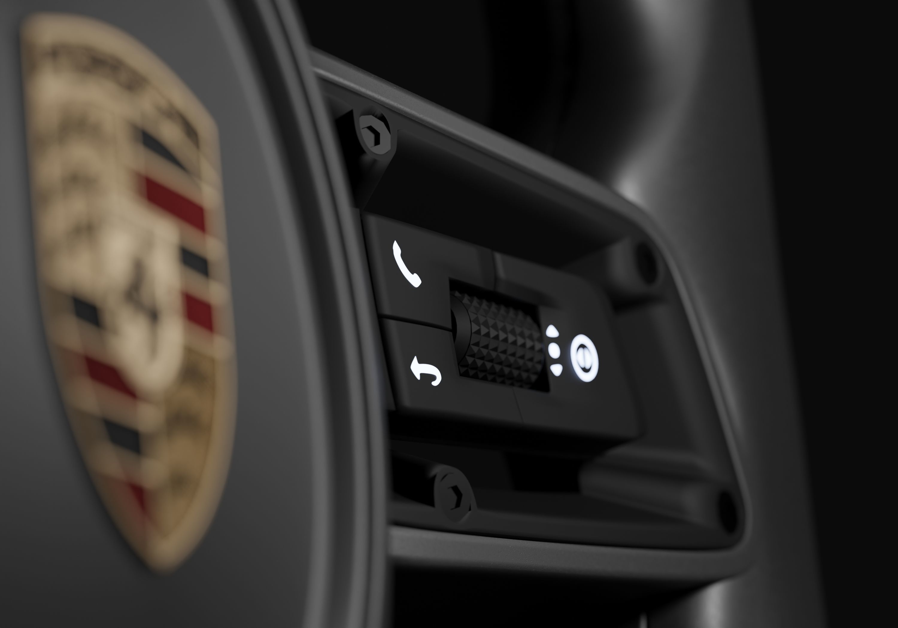 Porsche 911 992 Steering Wheel High Poly 4K 3D model | CGTrader