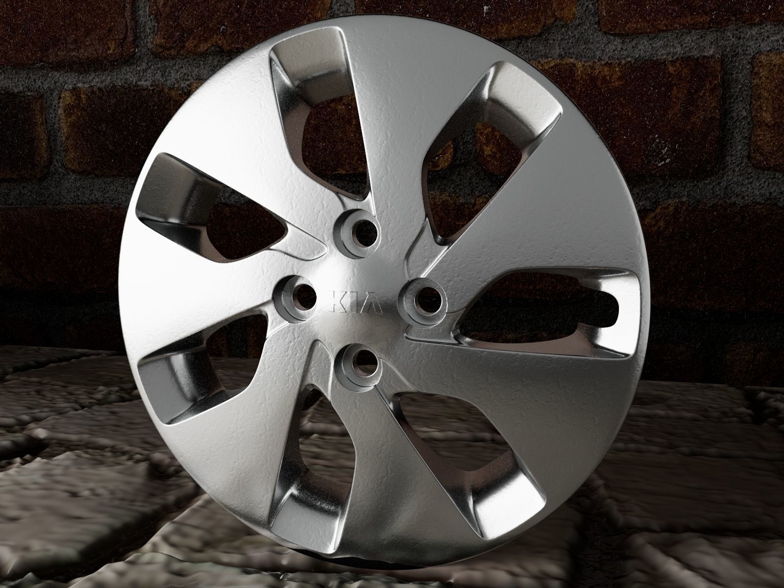 KIA car disk free 3D model | CGTrader