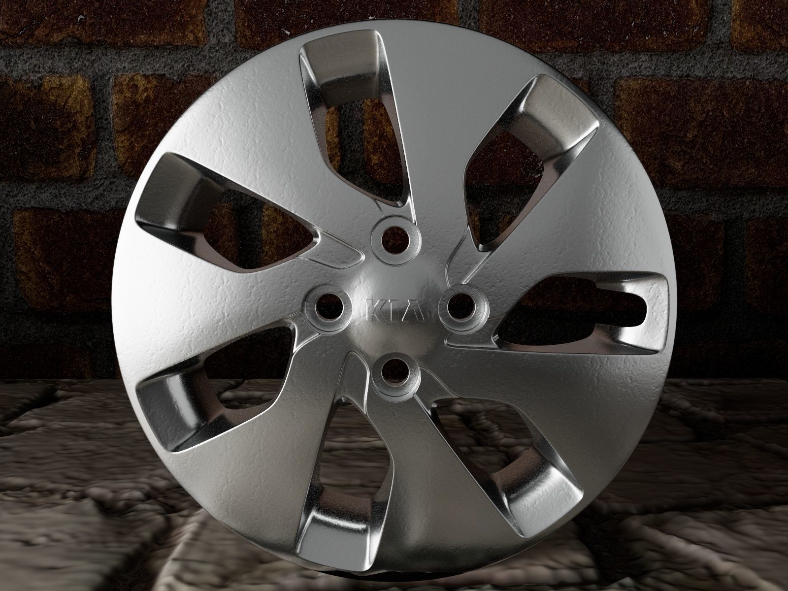 KIA car disk free 3D model | CGTrader