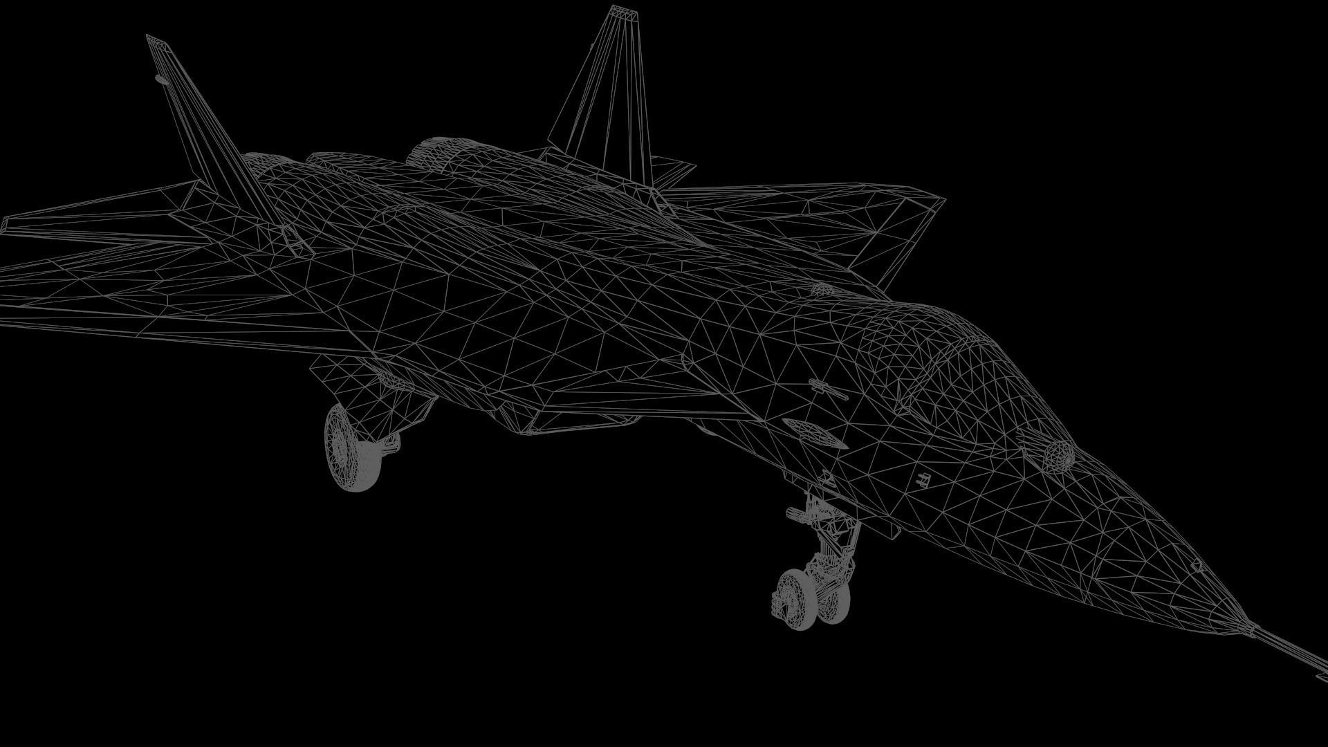 Sukhoi SU-57 fifth gen Fighter Jet 3D model | CGTrader