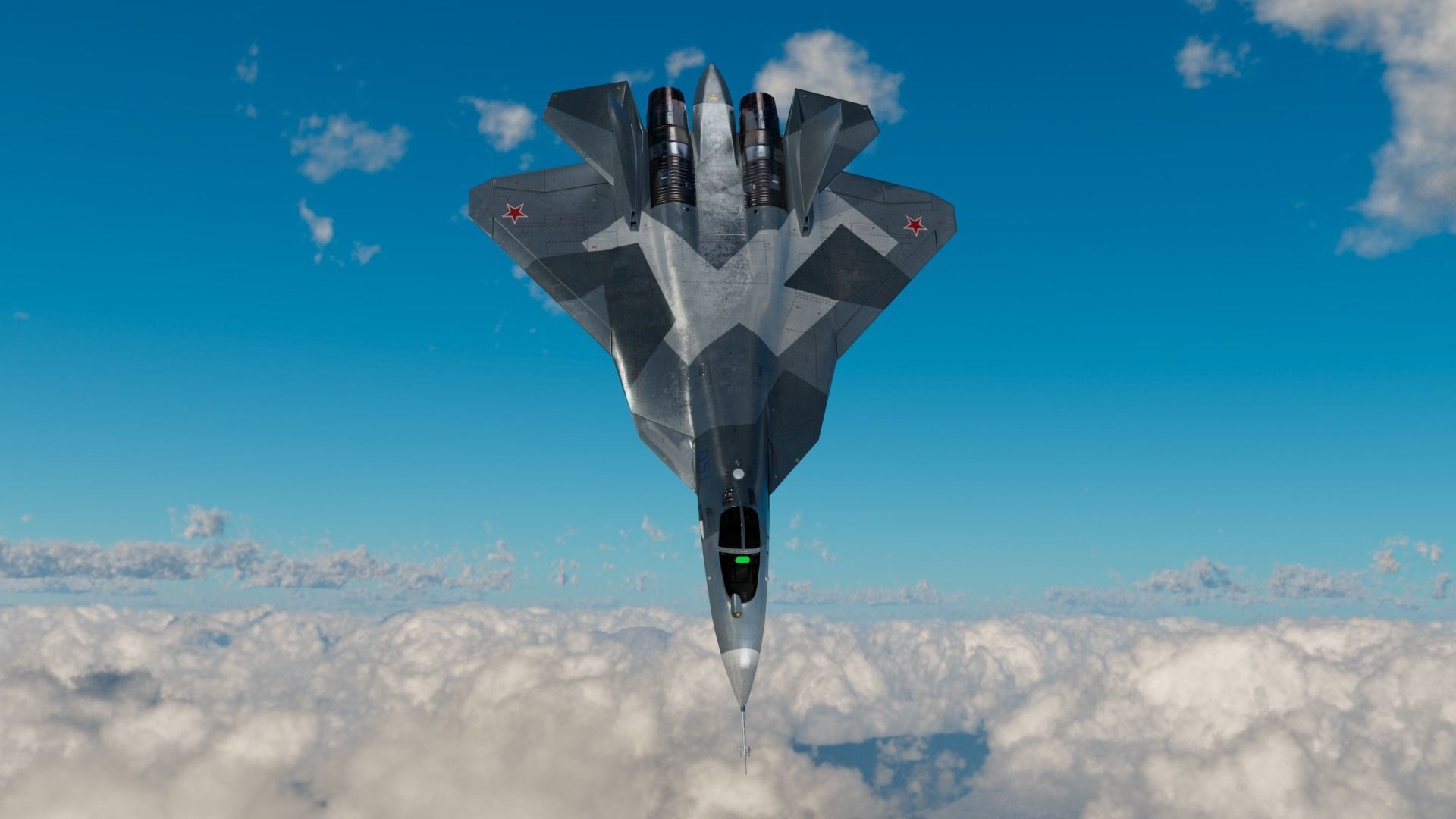 Sukhoi SU-57 fifth gen Fighter Jet 3D model | CGTrader