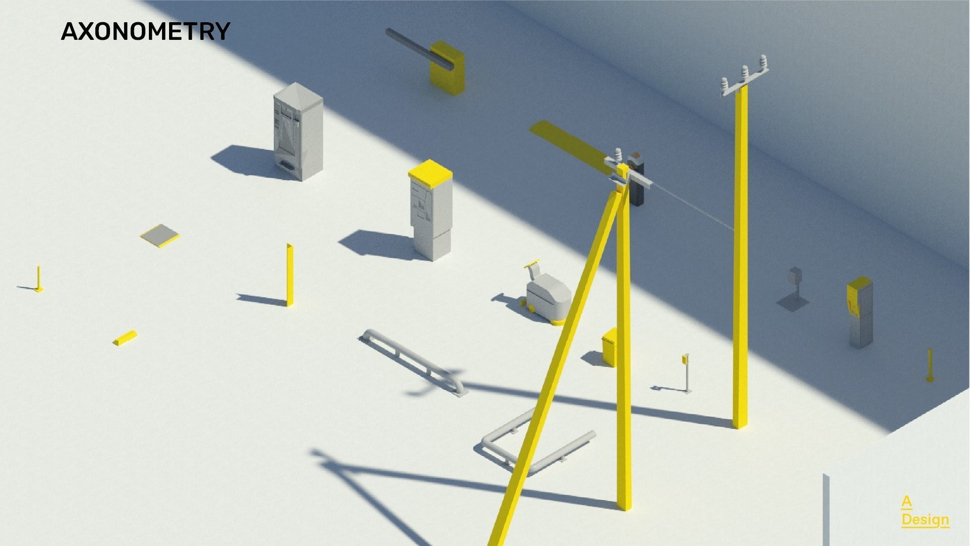 Parking - Pack of revit families 3D model | CGTrader