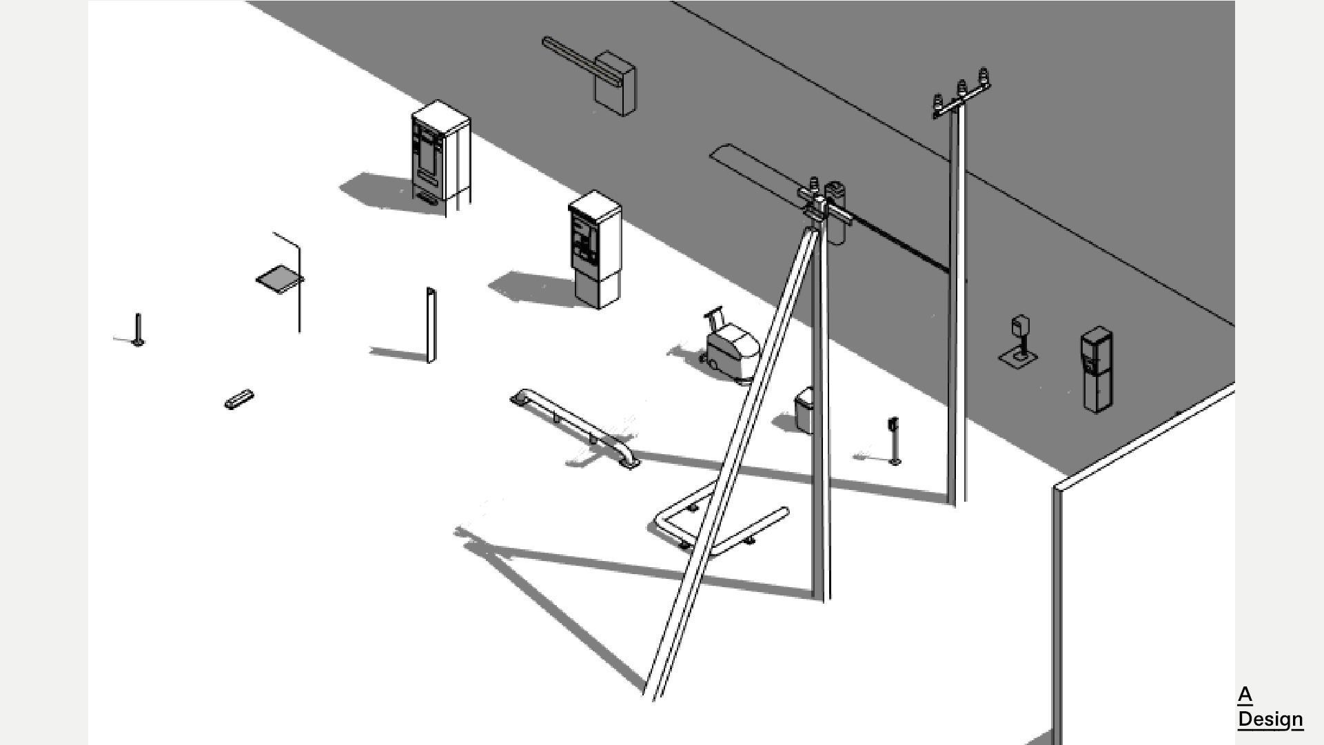 Parking - Pack of revit families 3D model | CGTrader