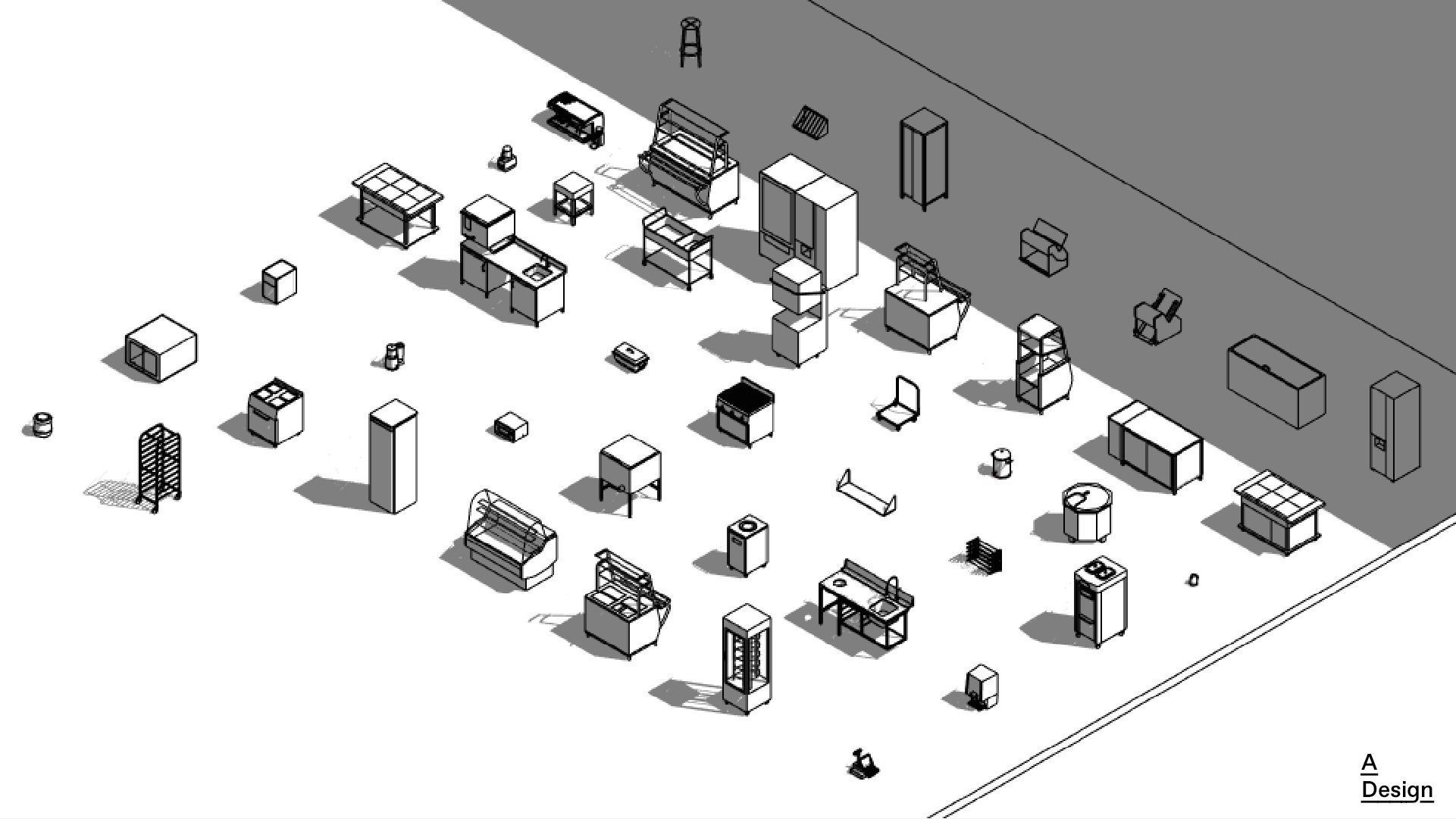 Kitchen appliances - Pack of revit families 3D model | CGTrader