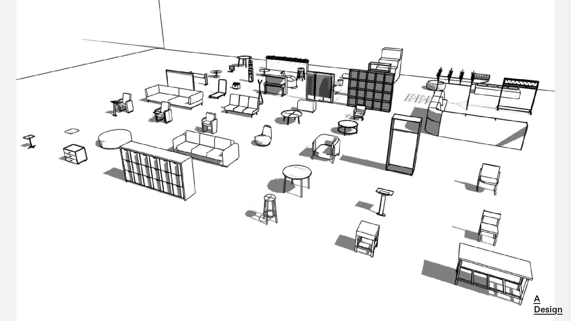 Theater equipment - Pack of revit families 3D model | CGTrader