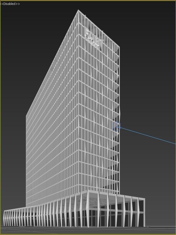 Office Building of a Bank 3D model | CGTrader