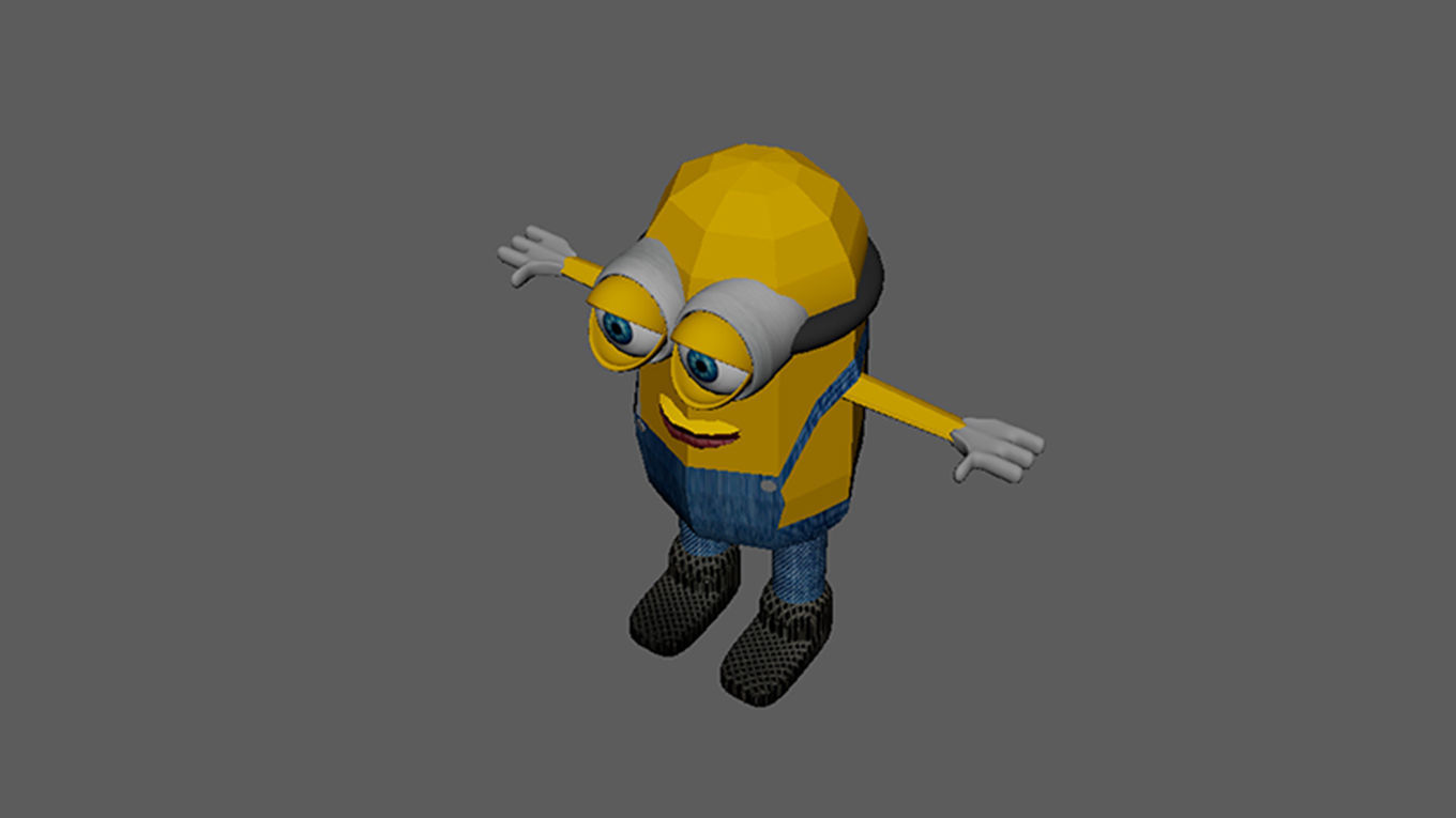 3D model Minion Character 3D Modeling VR / AR / low-poly | CGTrader