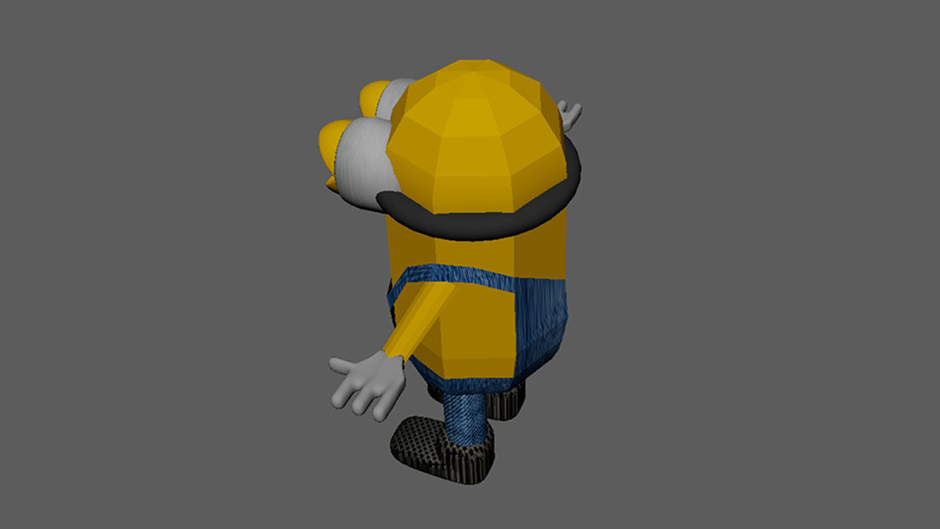 3D model Minion Character 3D Modeling VR / AR / low-poly | CGTrader