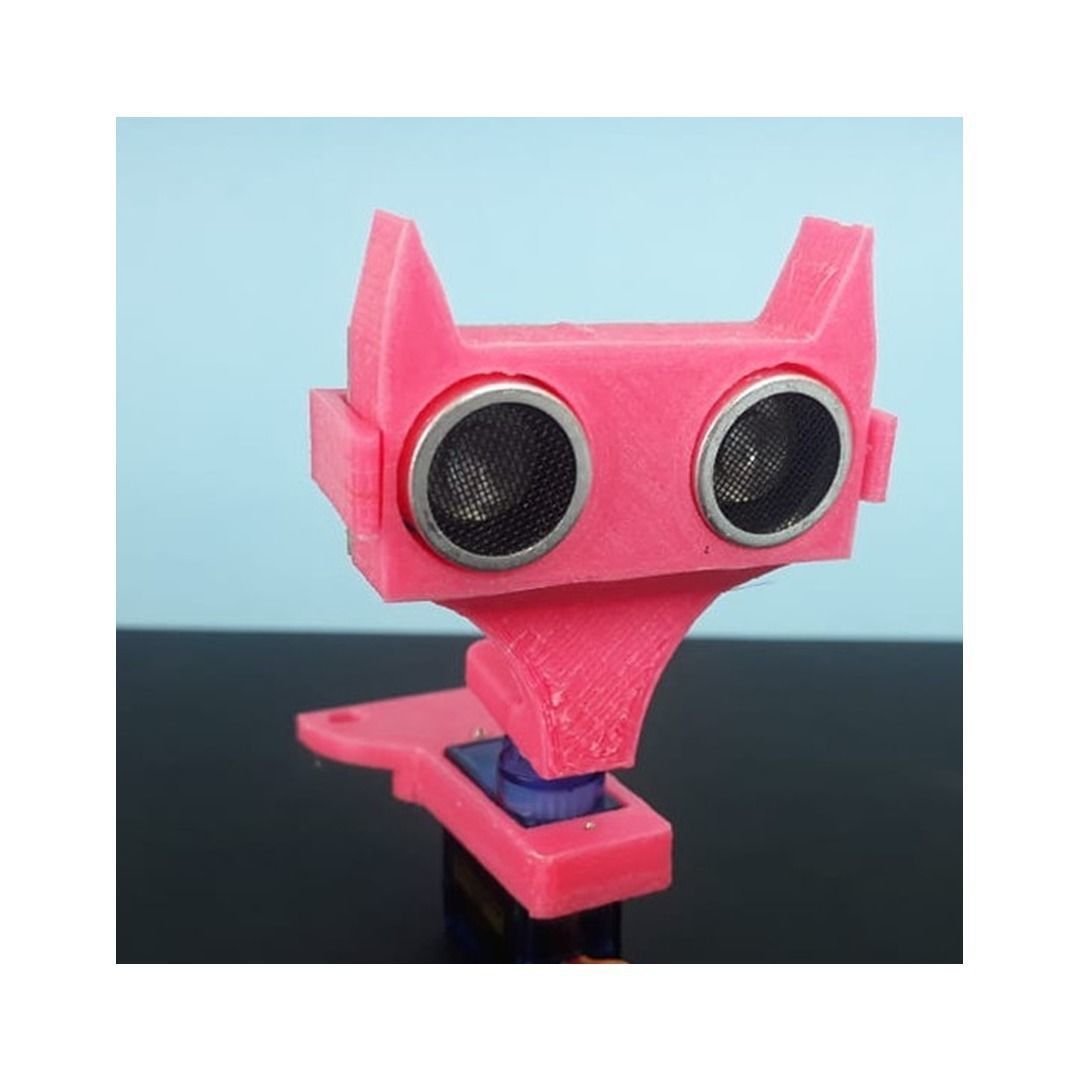 SERVO BRACKET CHARACTER MOUNT HC-SR04 ULTRASONIC SENSOR 3D model 3D ...