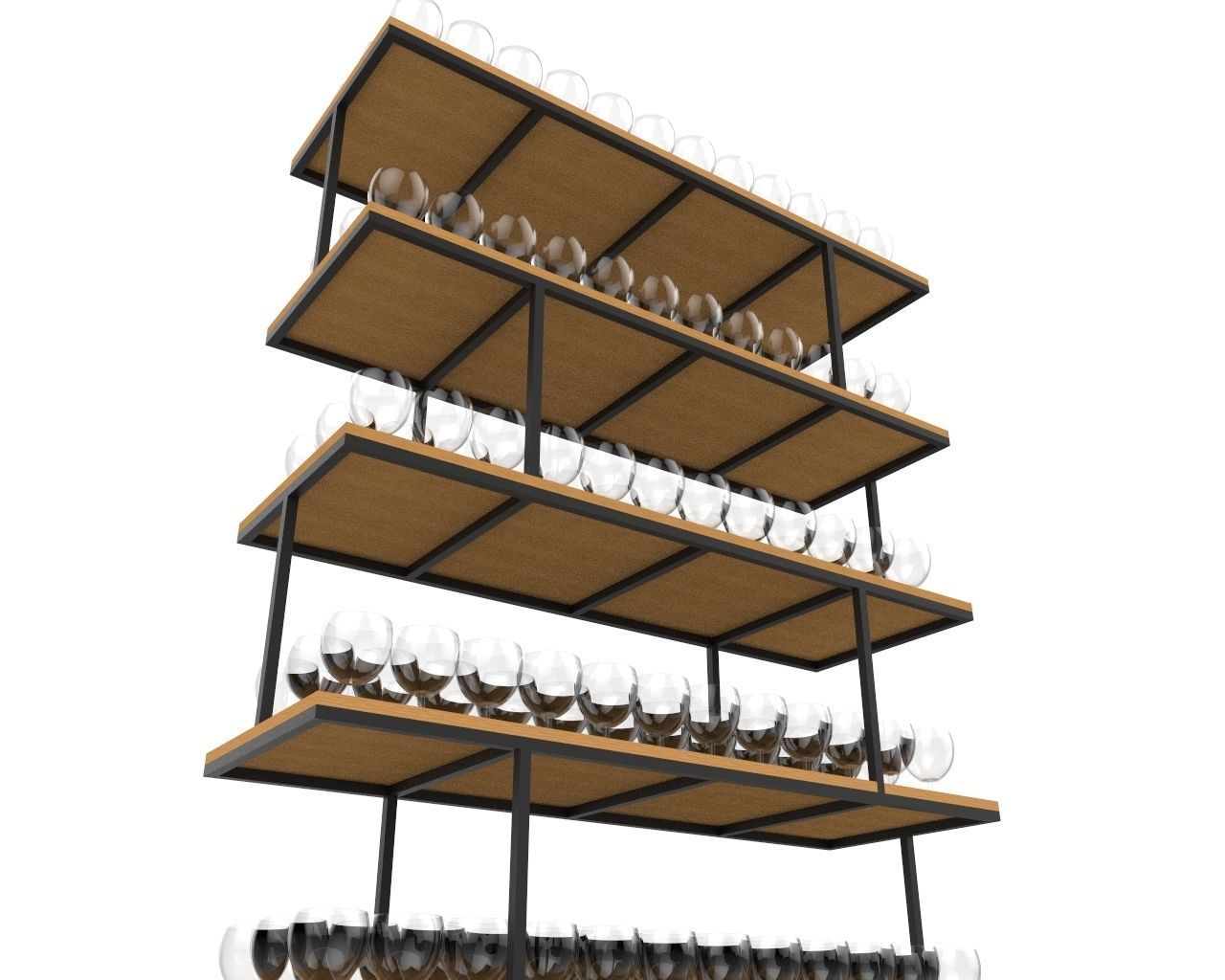 drink glass rack free VR / AR / low-poly 3D model | CGTrader