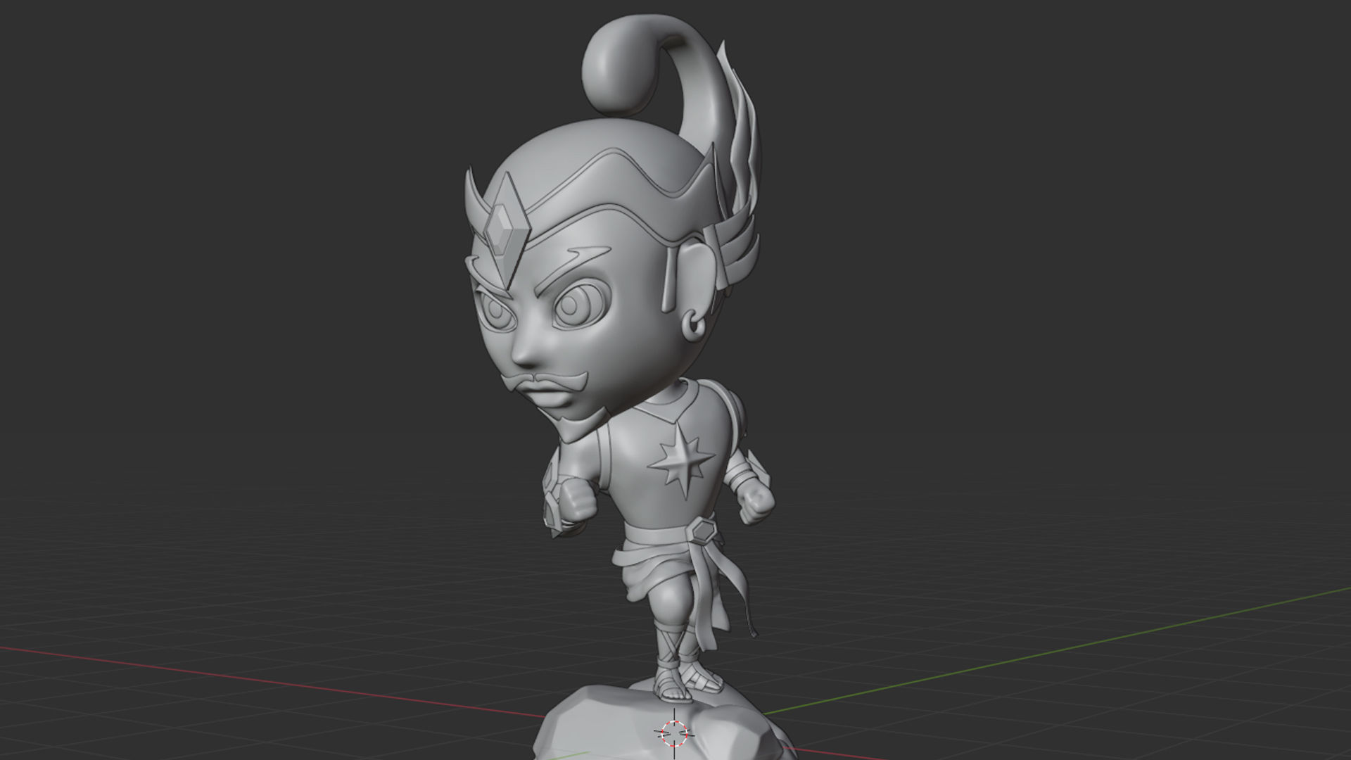 Gatotkaca 001 3D model | CGTrader