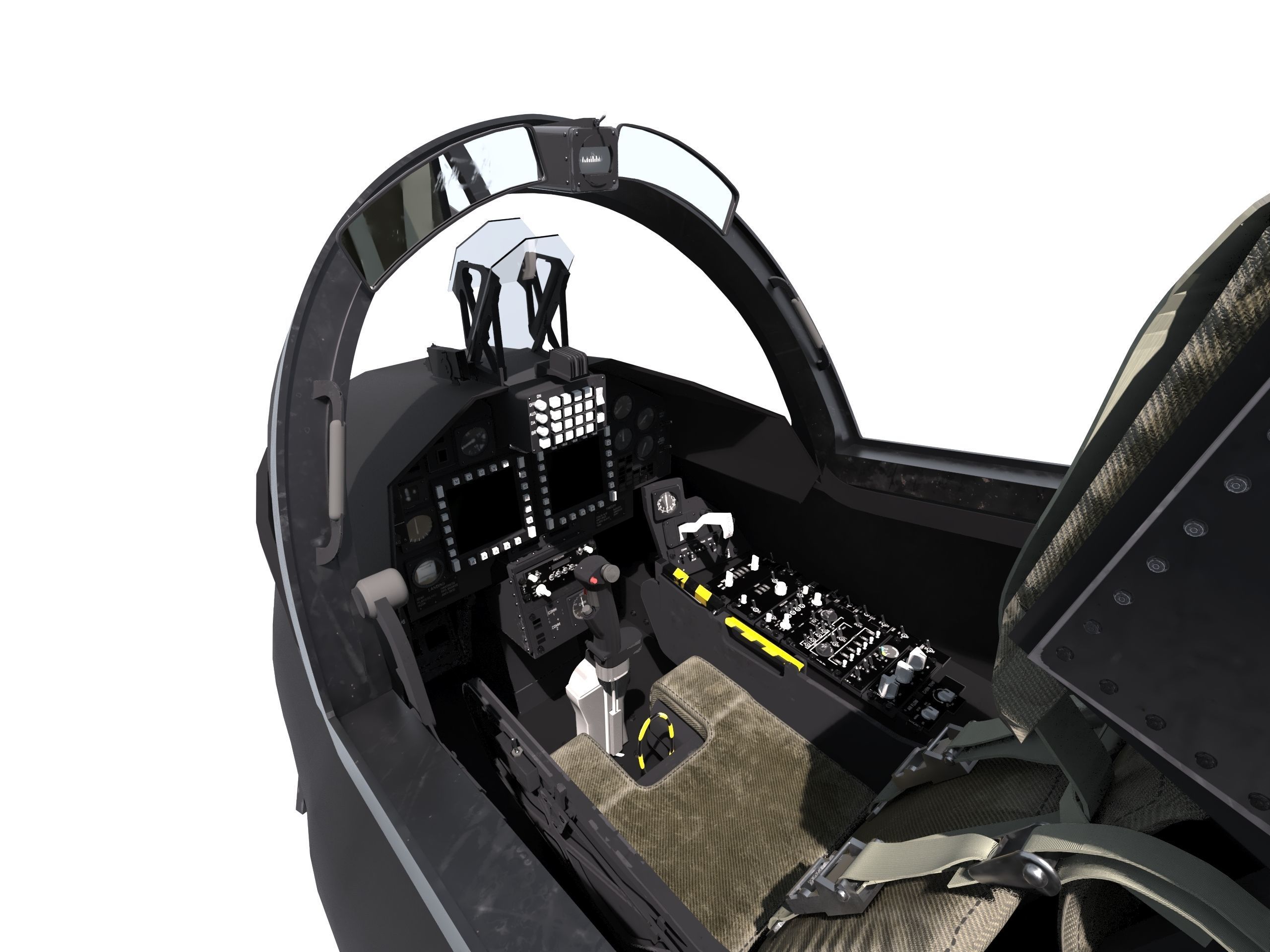 T-45 Cockpit 3D model animated | CGTrader