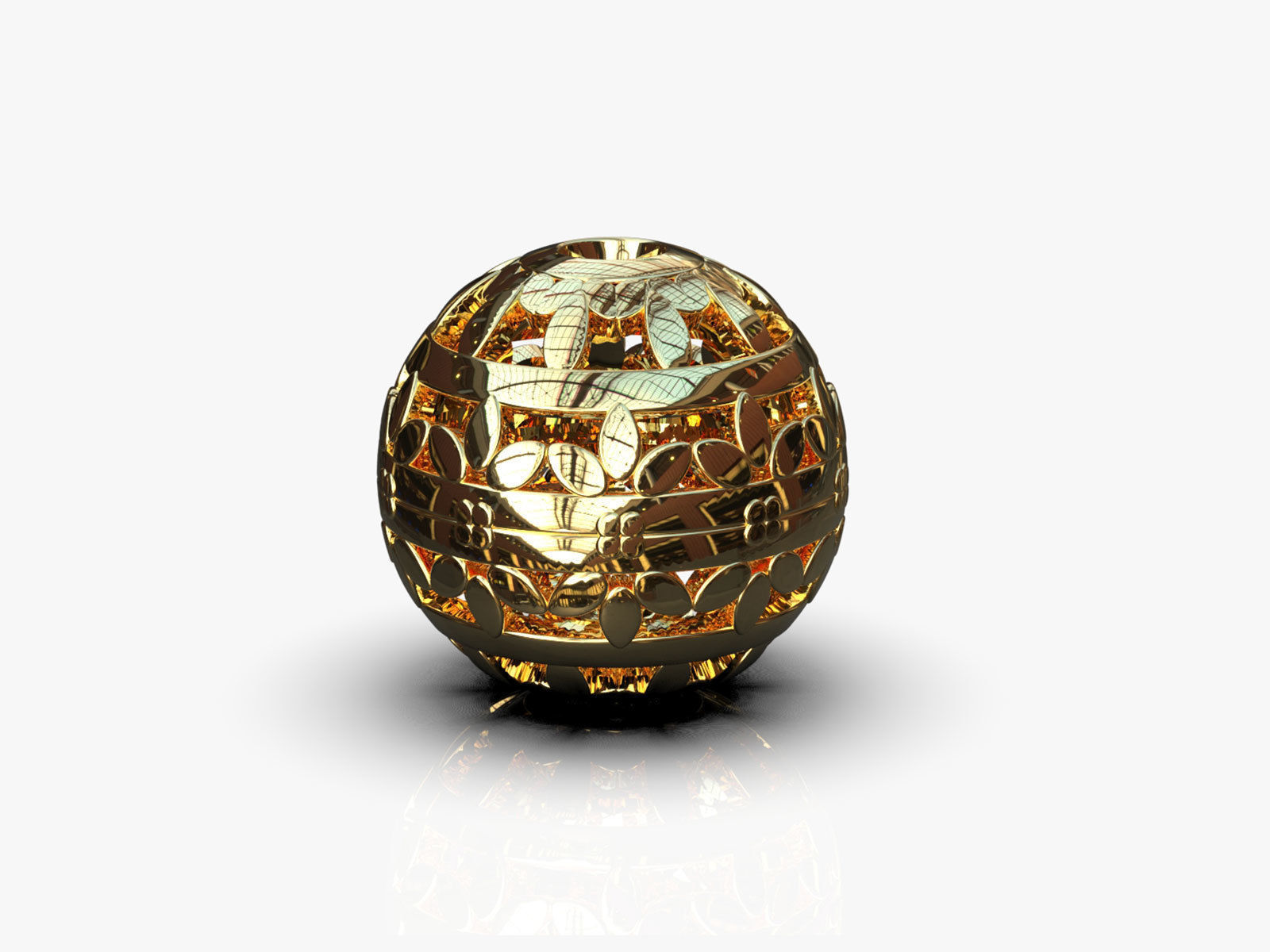 10 Spherical charm beads 3D model 3D printable | CGTrader