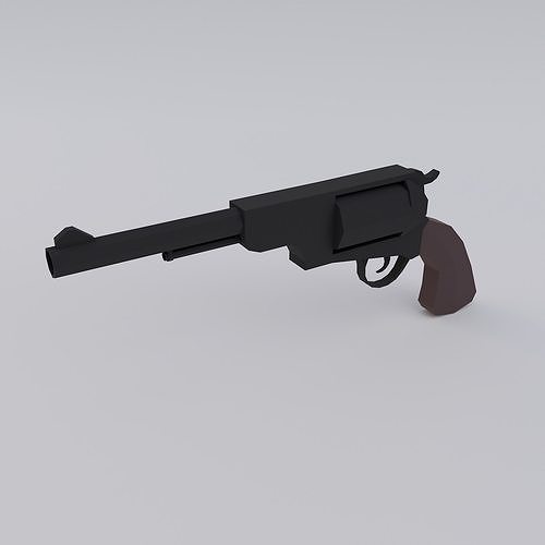 3D model Ultimate 500 revolver VR / AR / low-poly | CGTrader