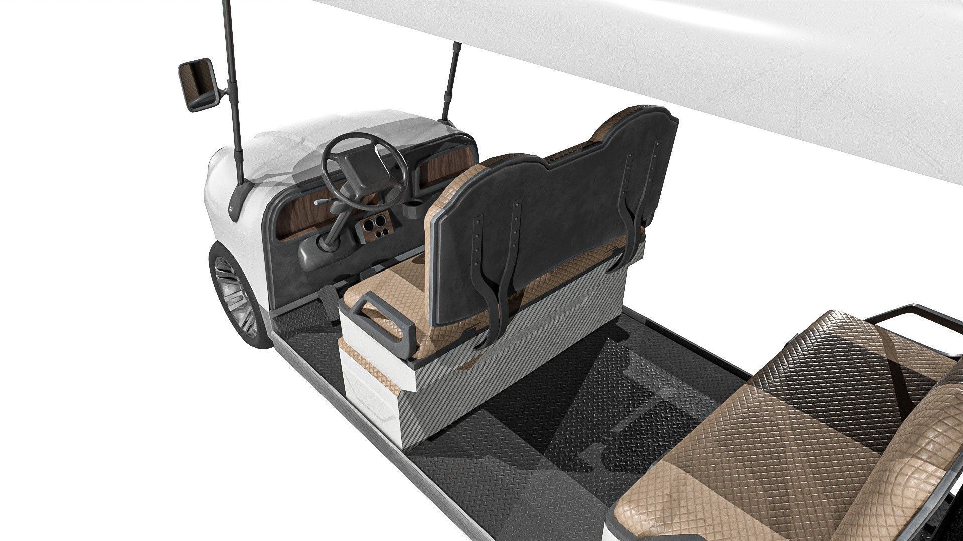 3D model Golf Buggy Car VR / AR / low-poly | CGTrader