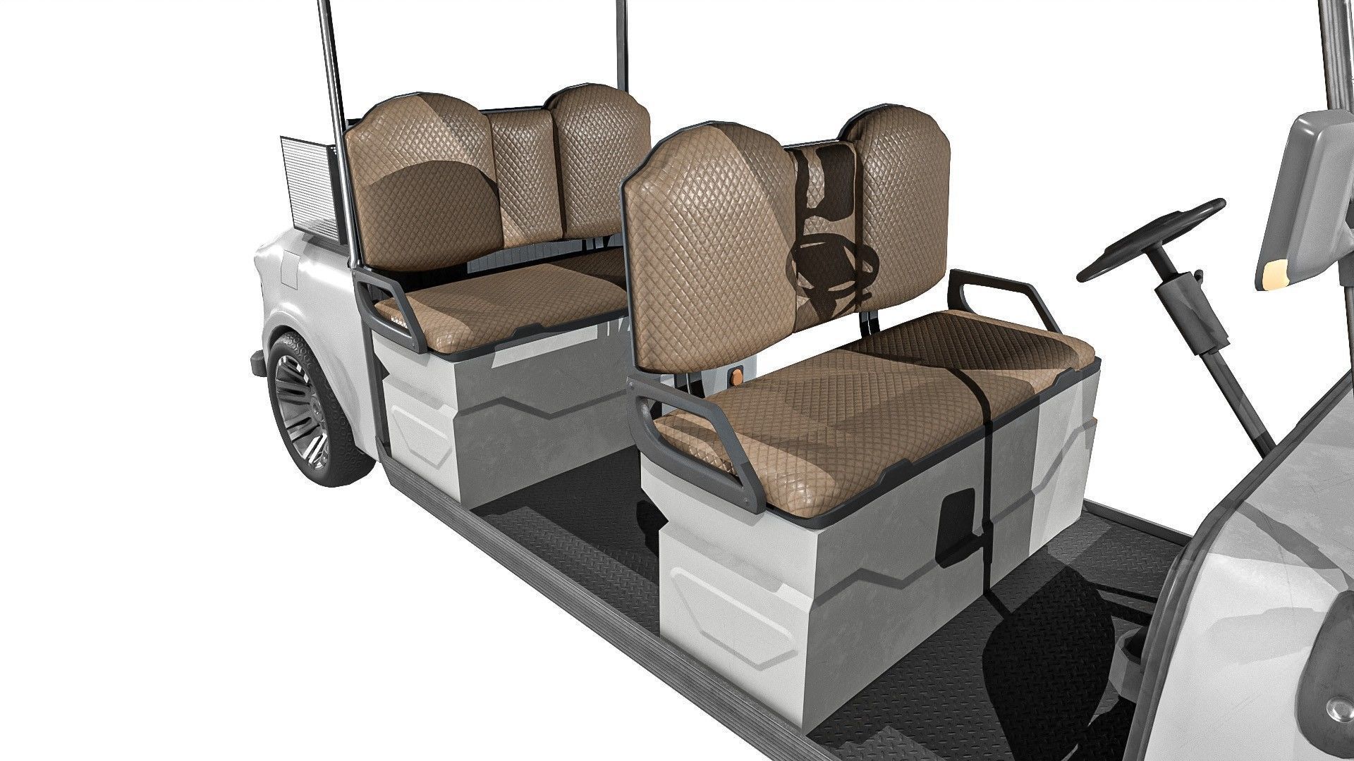 3D model Golf Buggy Car VR / AR / low-poly | CGTrader