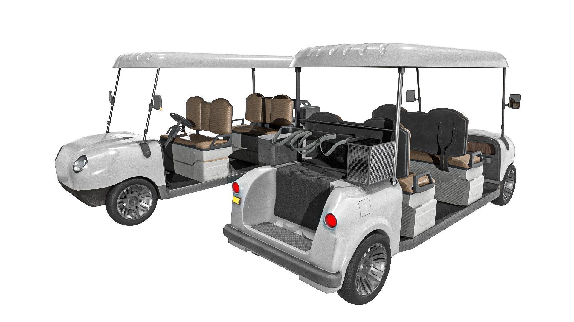 3D model Golf Buggy Car VR / AR / low-poly | CGTrader