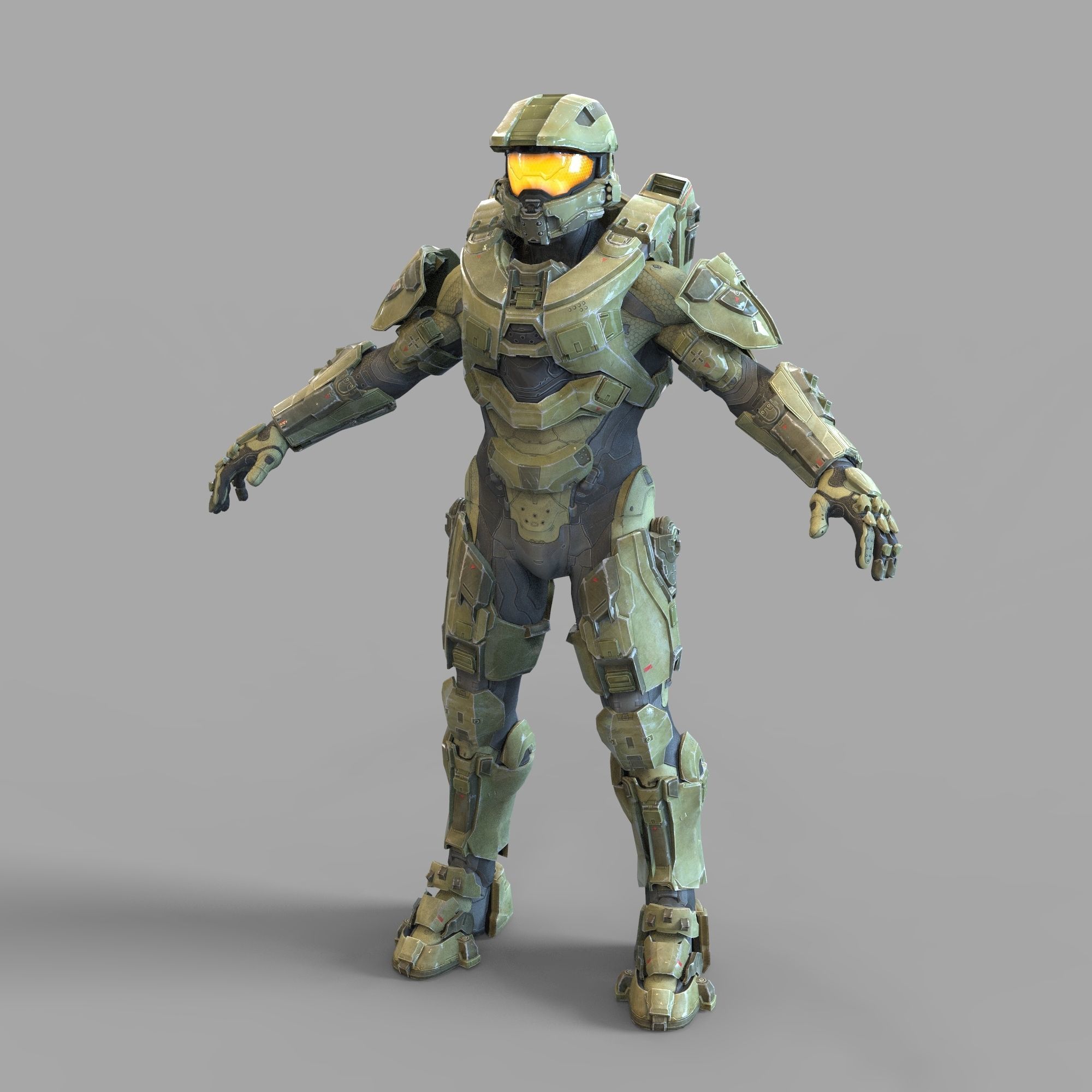 Halo 5 Master Chief Full Body Wearable Armor with Helmet 3D model 3D ...