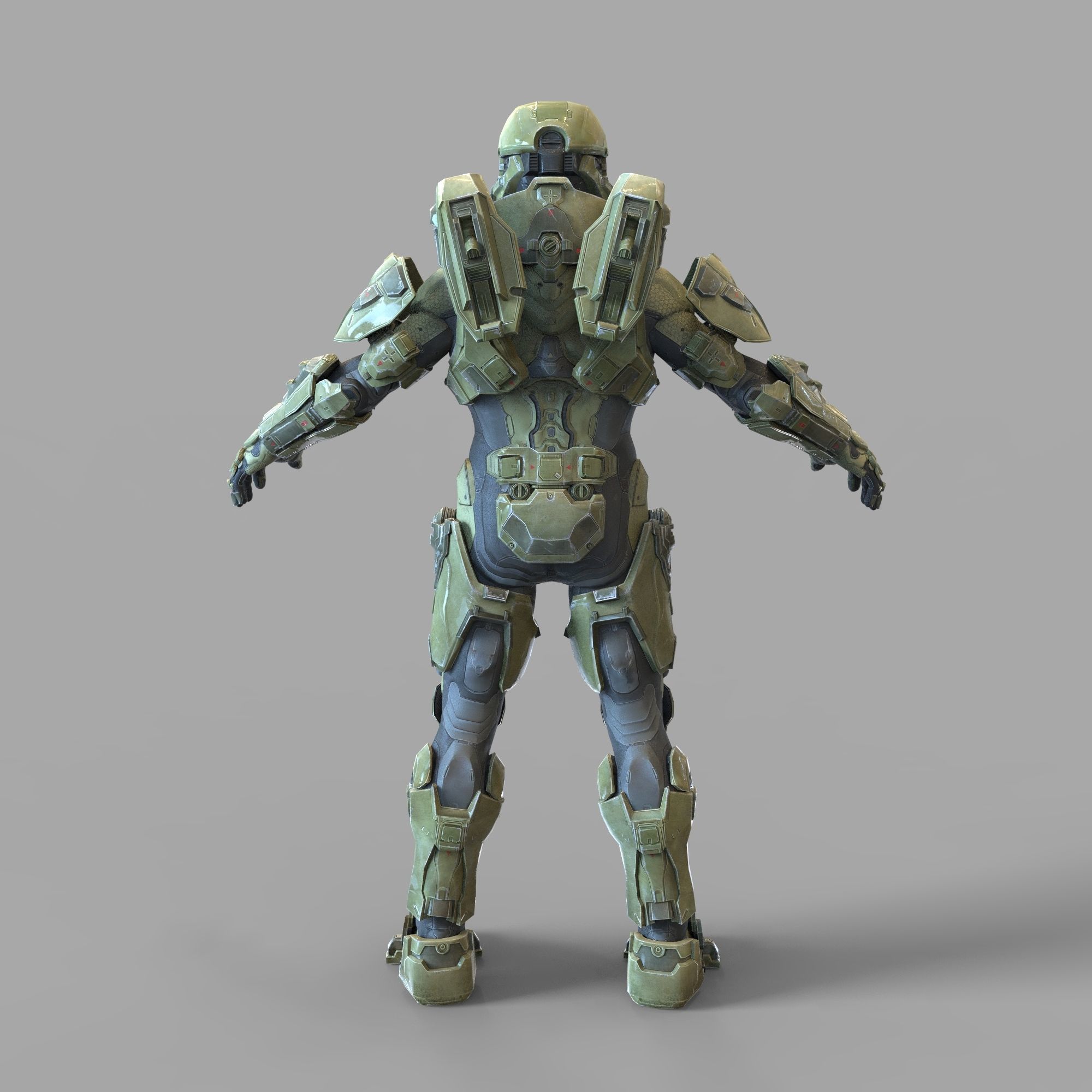 Halo 5 Master Chief Full Body Wearable Armor with Helmet 3D model 3D ...