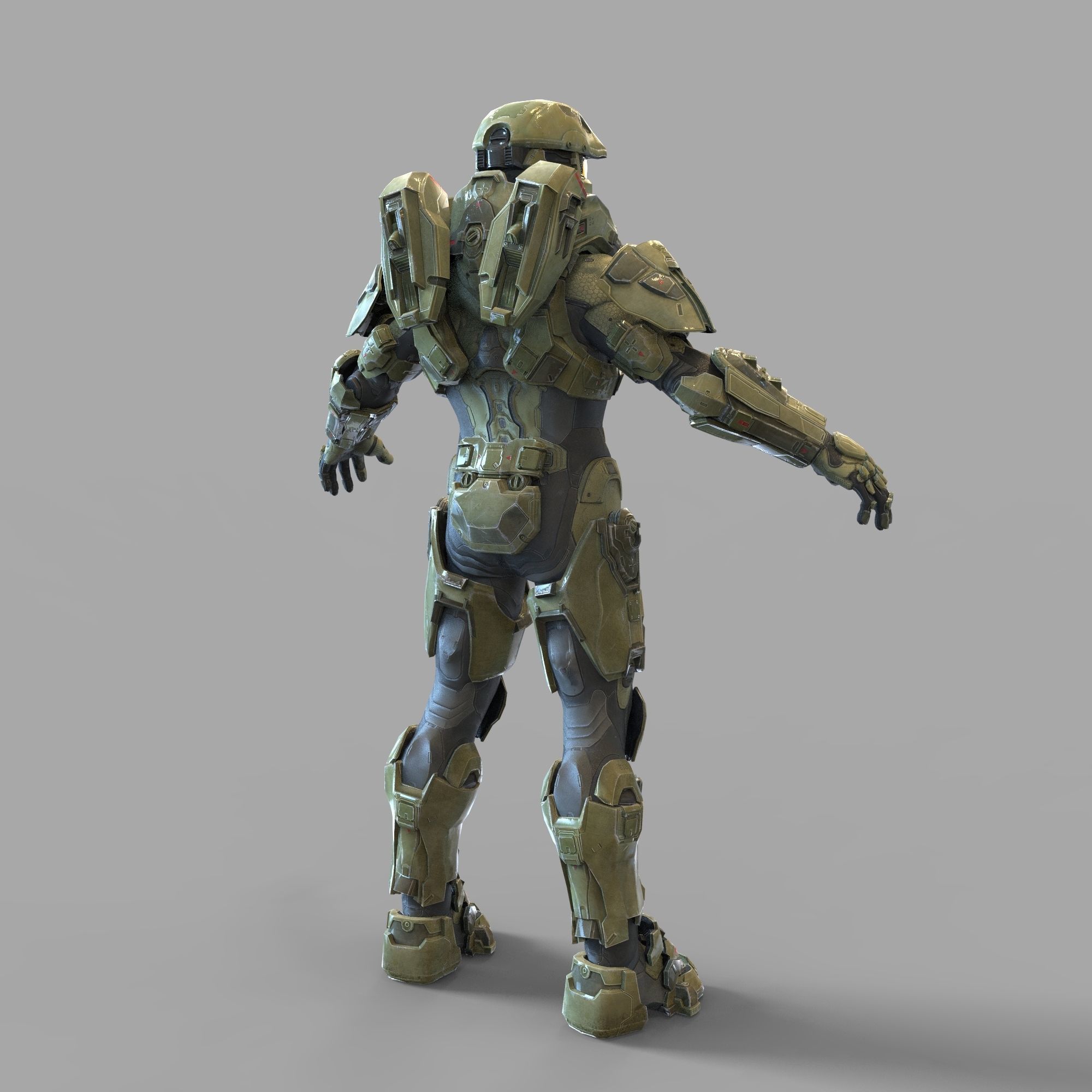 Halo 5 Master Chief Full Body Wearable Armor with Helmet 3D model 3D ...